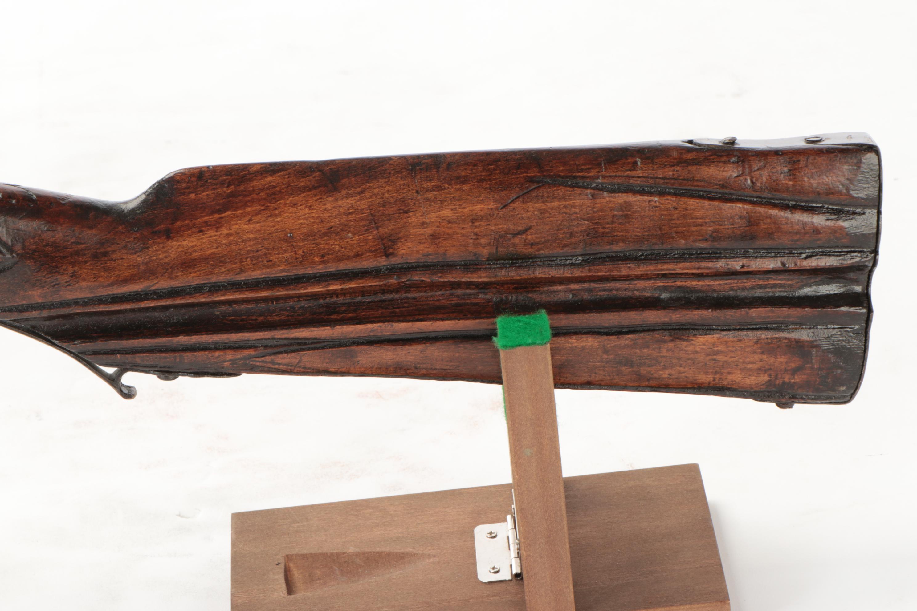 Portuguese Lazaro Lazarino Flintlock Musket with Ram Rod, Mid to Late ...