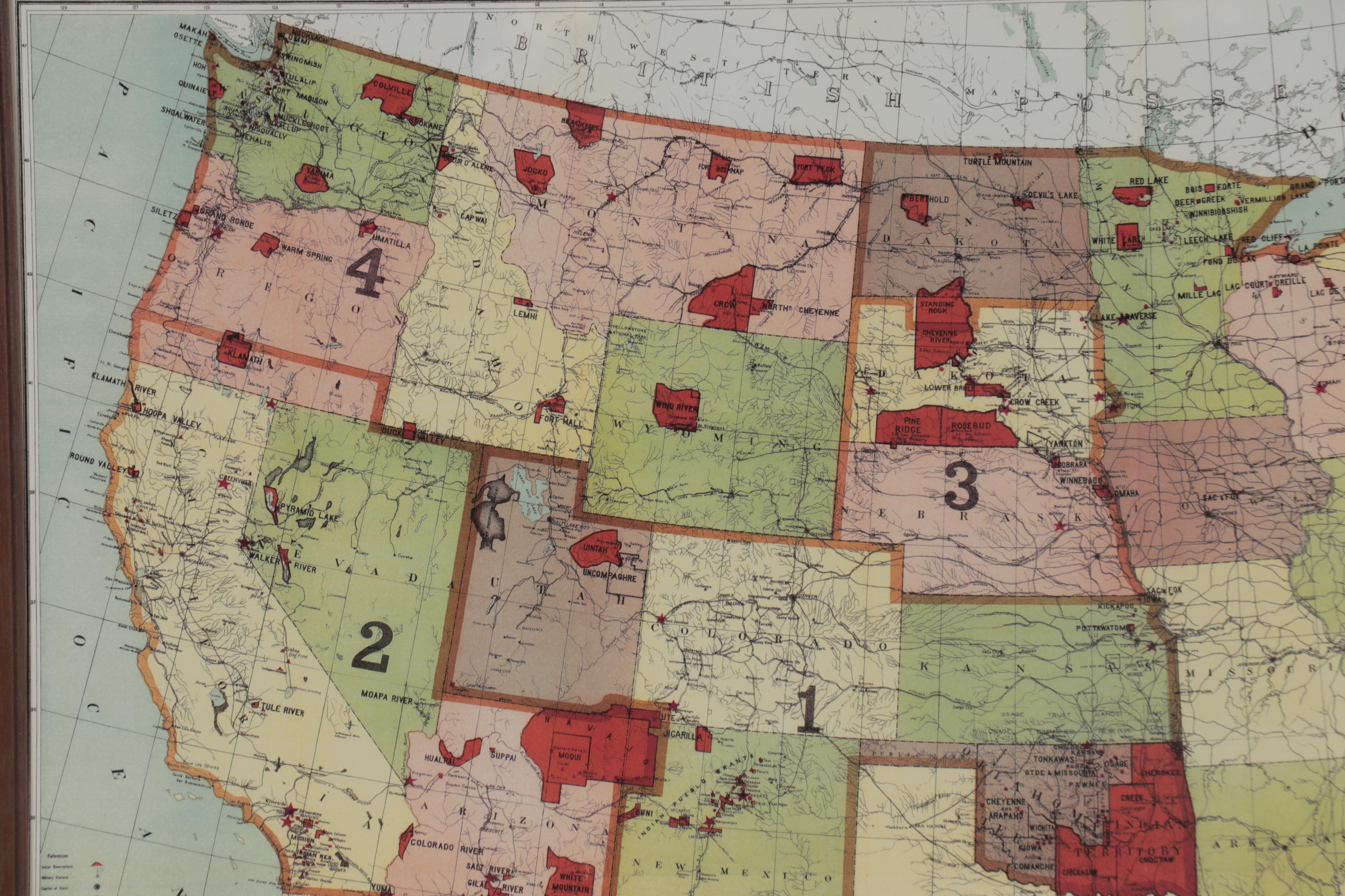 Map of Indian Reservations in the United States, 21st Century | EBTH