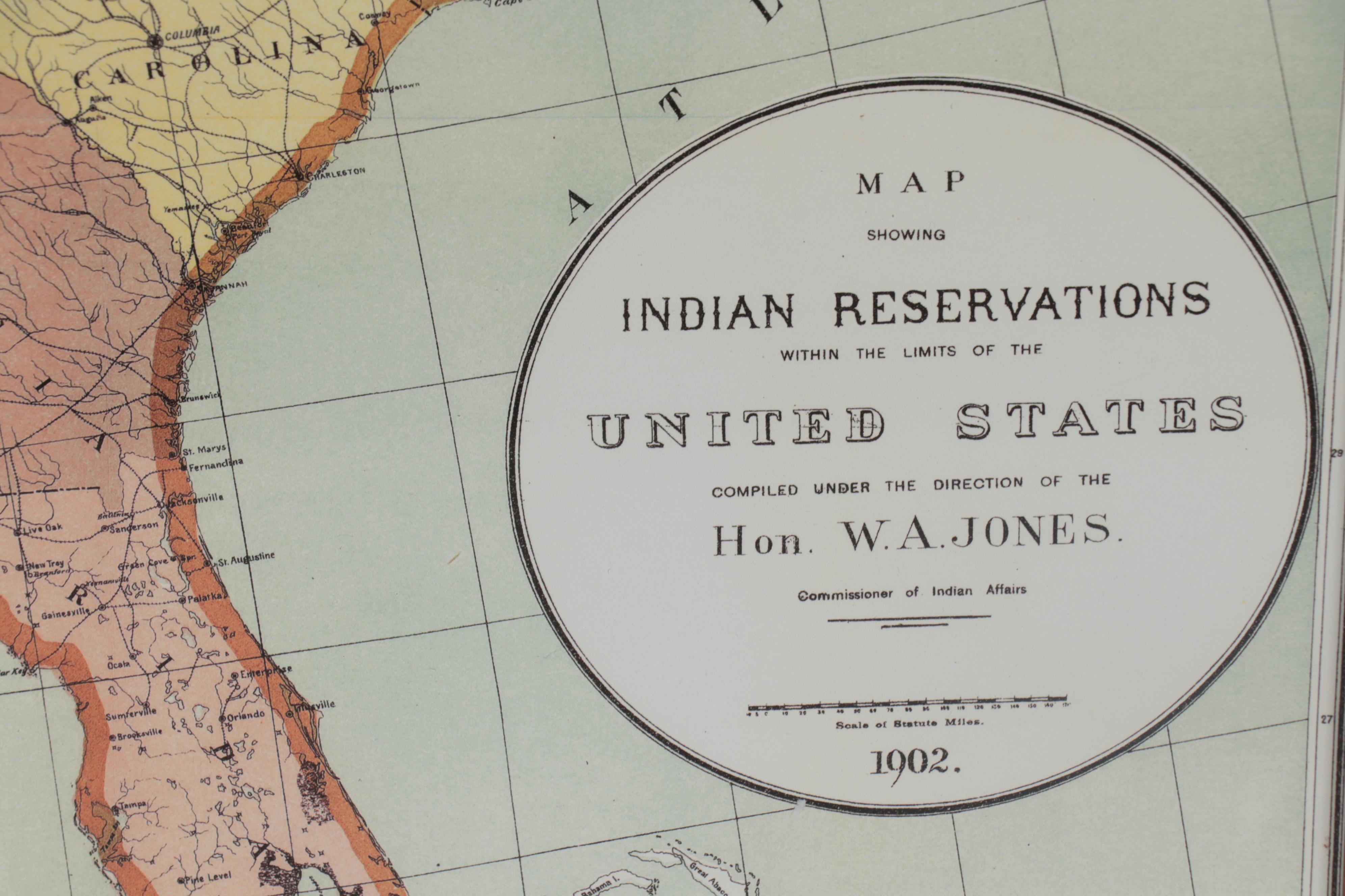 Map of Indian Reservations in the United States, 21st Century | EBTH