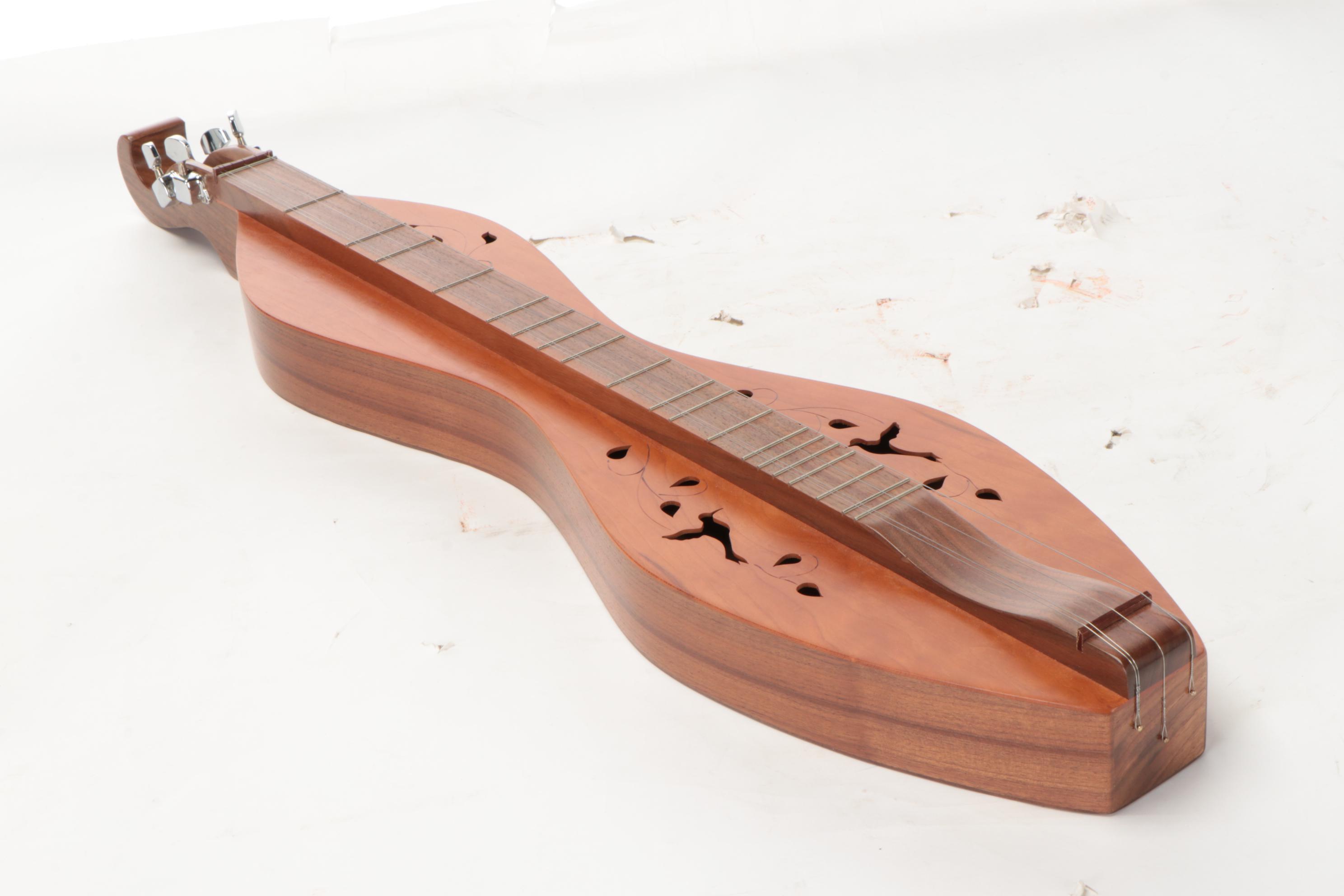 Nepenenoyka 15-String Birch Lap Harp and TK O'Brien Mountain Dulcimer ...