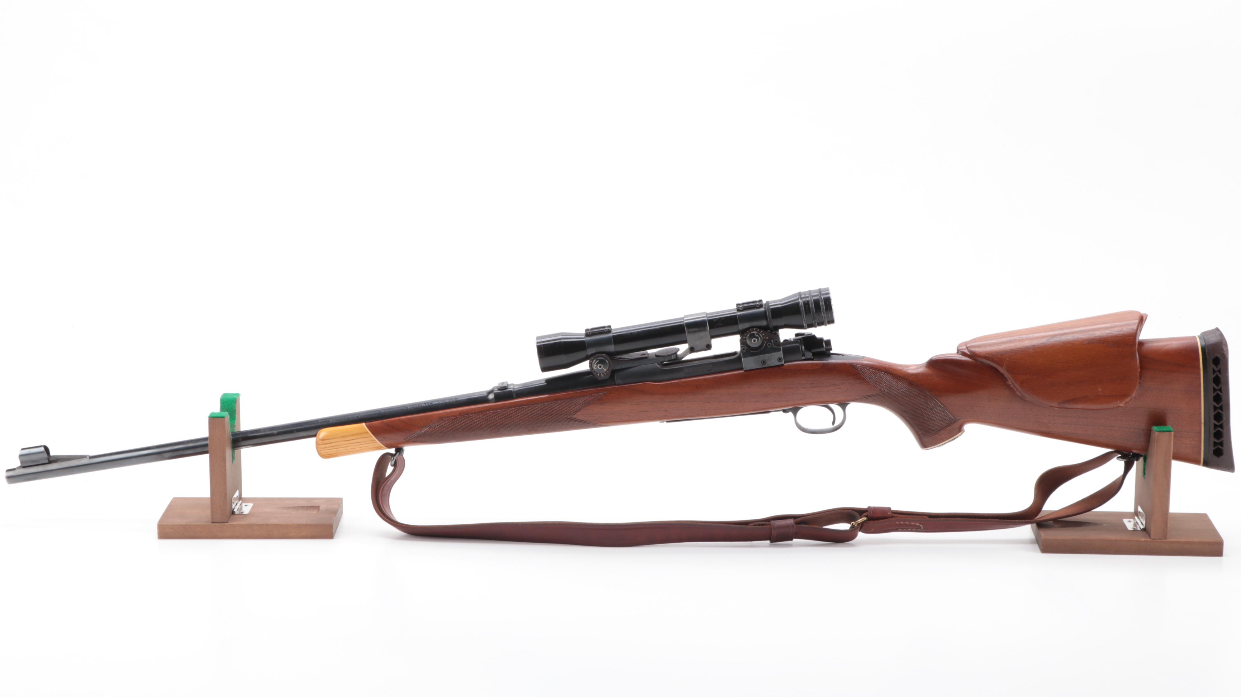 Winchester Model 70 Rifle with Kollmorgen Bear Cub Scope | EBTH