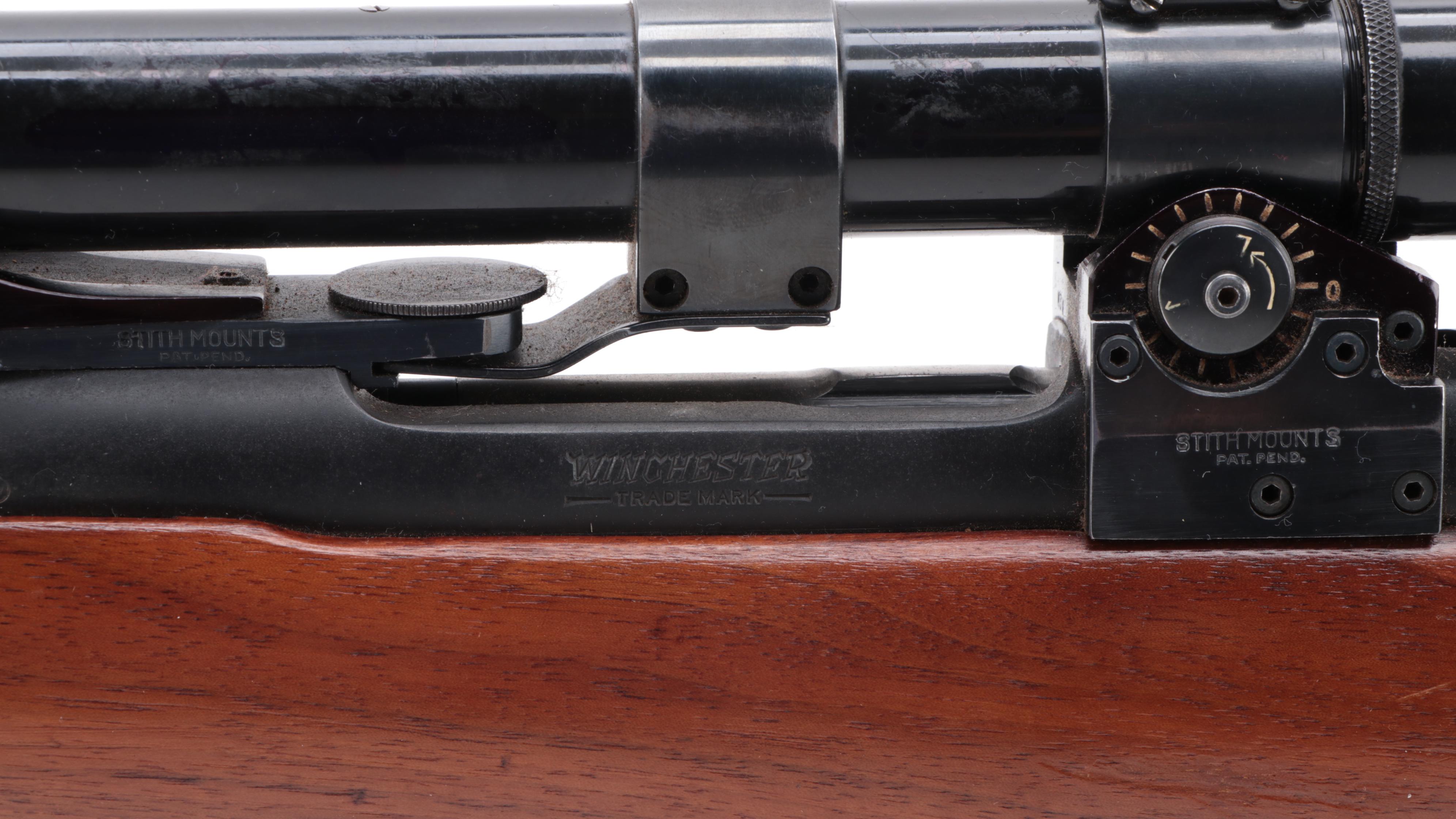 Winchester Model 70 Rifle with Kollmorgen Bear Cub Scope | EBTH