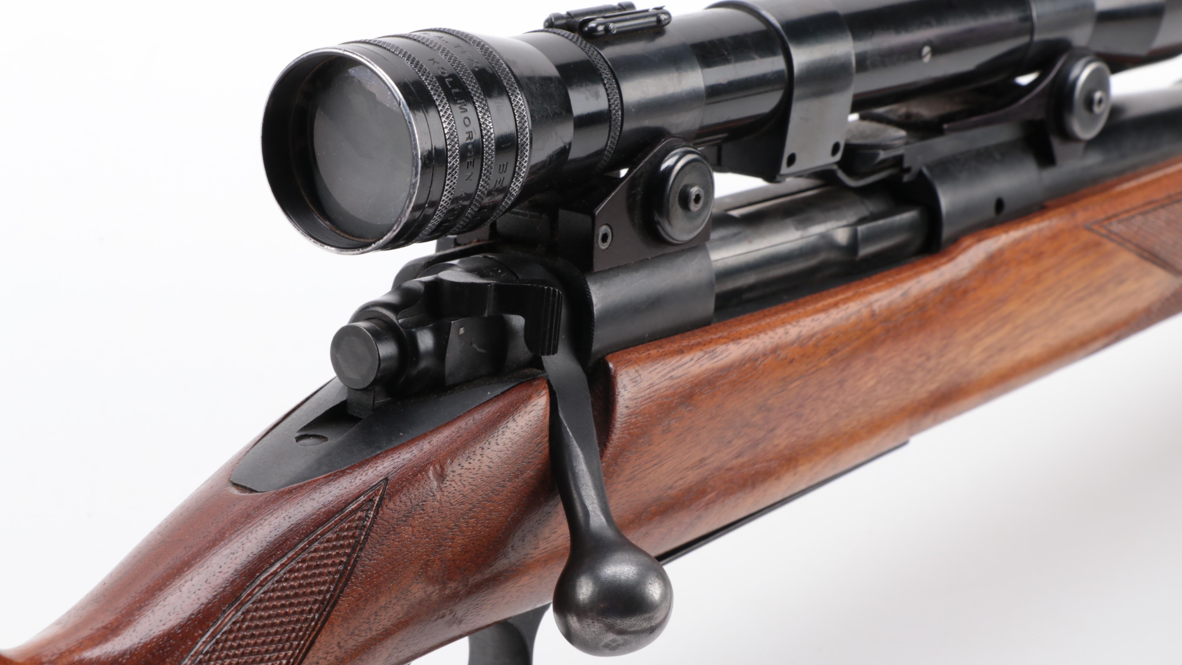 Winchester Model 70 Rifle with Kollmorgen Bear Cub Scope | EBTH