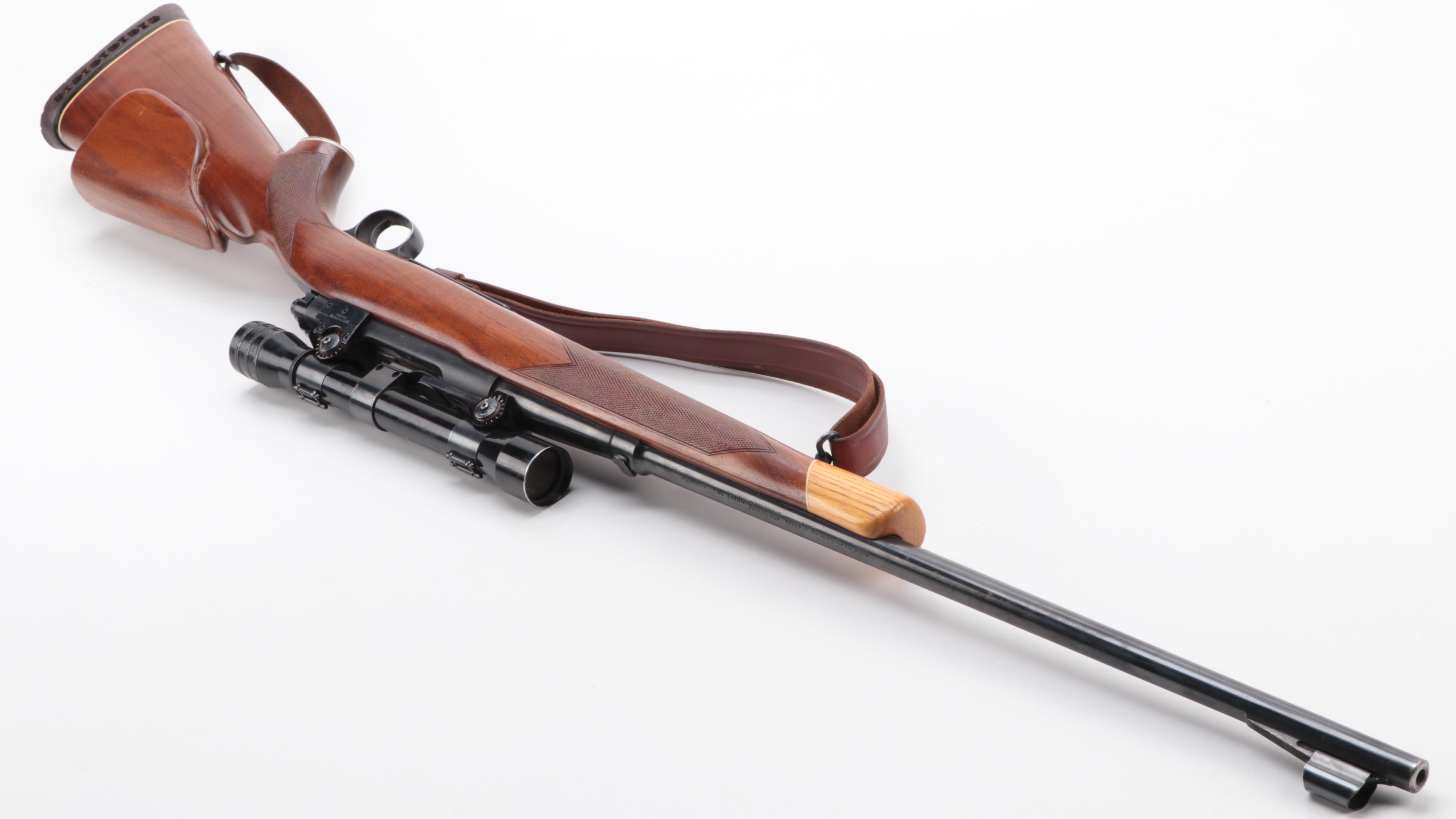 Winchester Model 70 Rifle with Kollmorgen Bear Cub Scope | EBTH