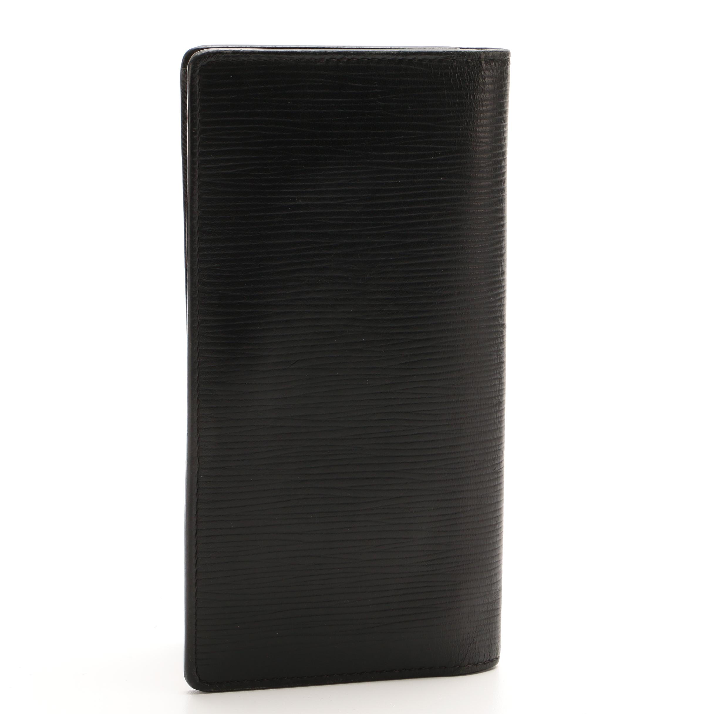 Louis Vuitton Brazza Wallet in Black Epi Leather | EBTH