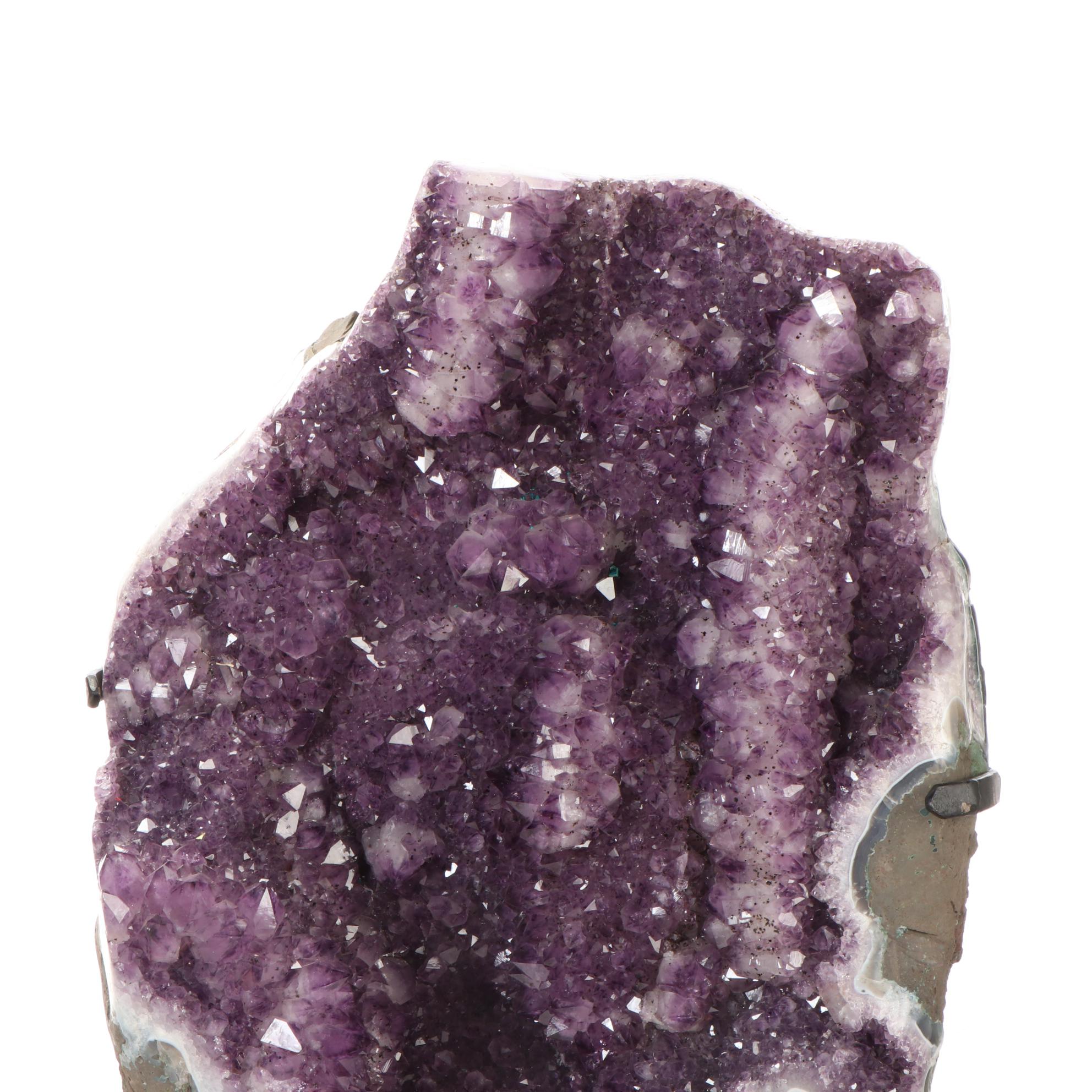 Monumental Amethyst Geode with Display Stand | EBTH