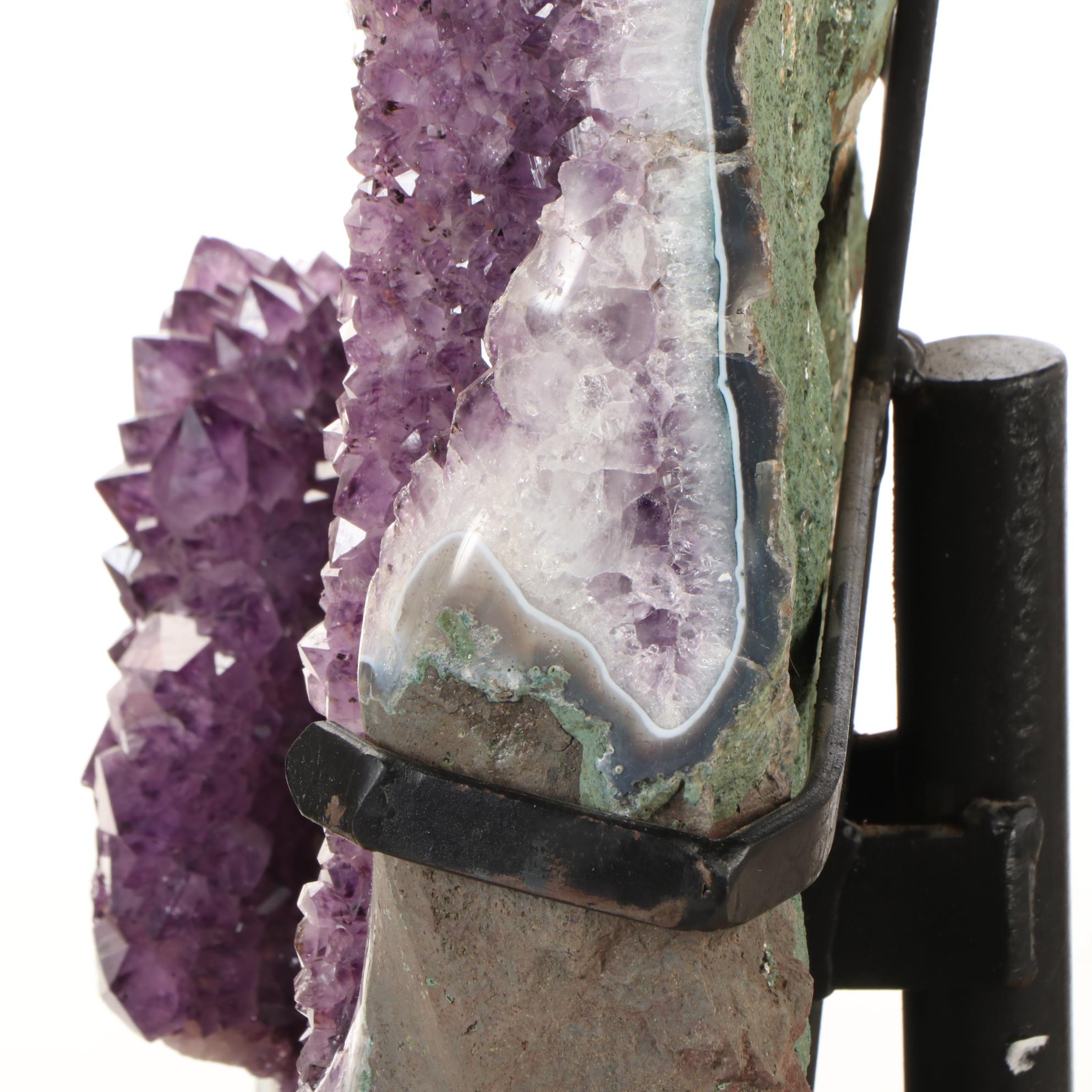 Monumental Amethyst Geode with Display Stand | EBTH