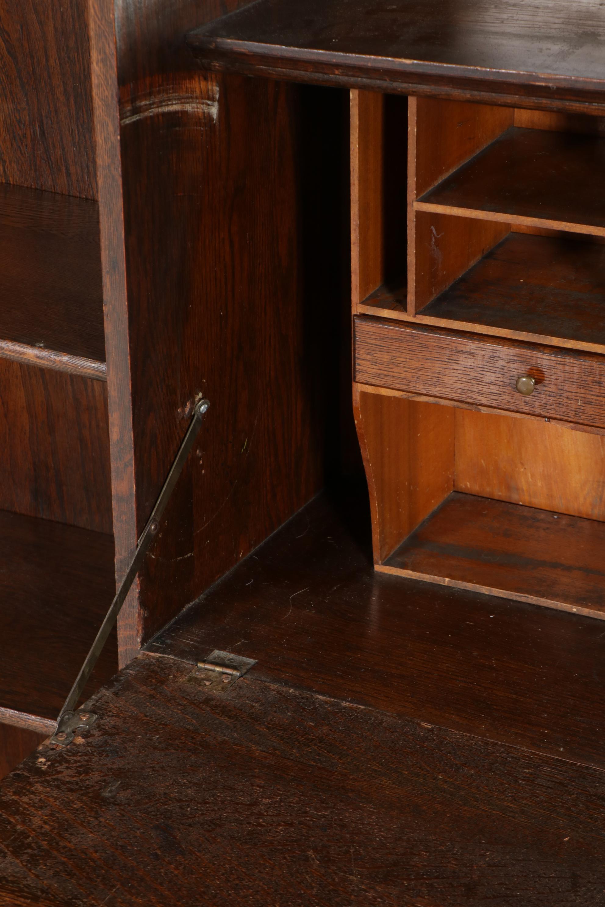 Larkin Oak Side-by-Side Secretary Bookcase, Early 20th Century | EBTH