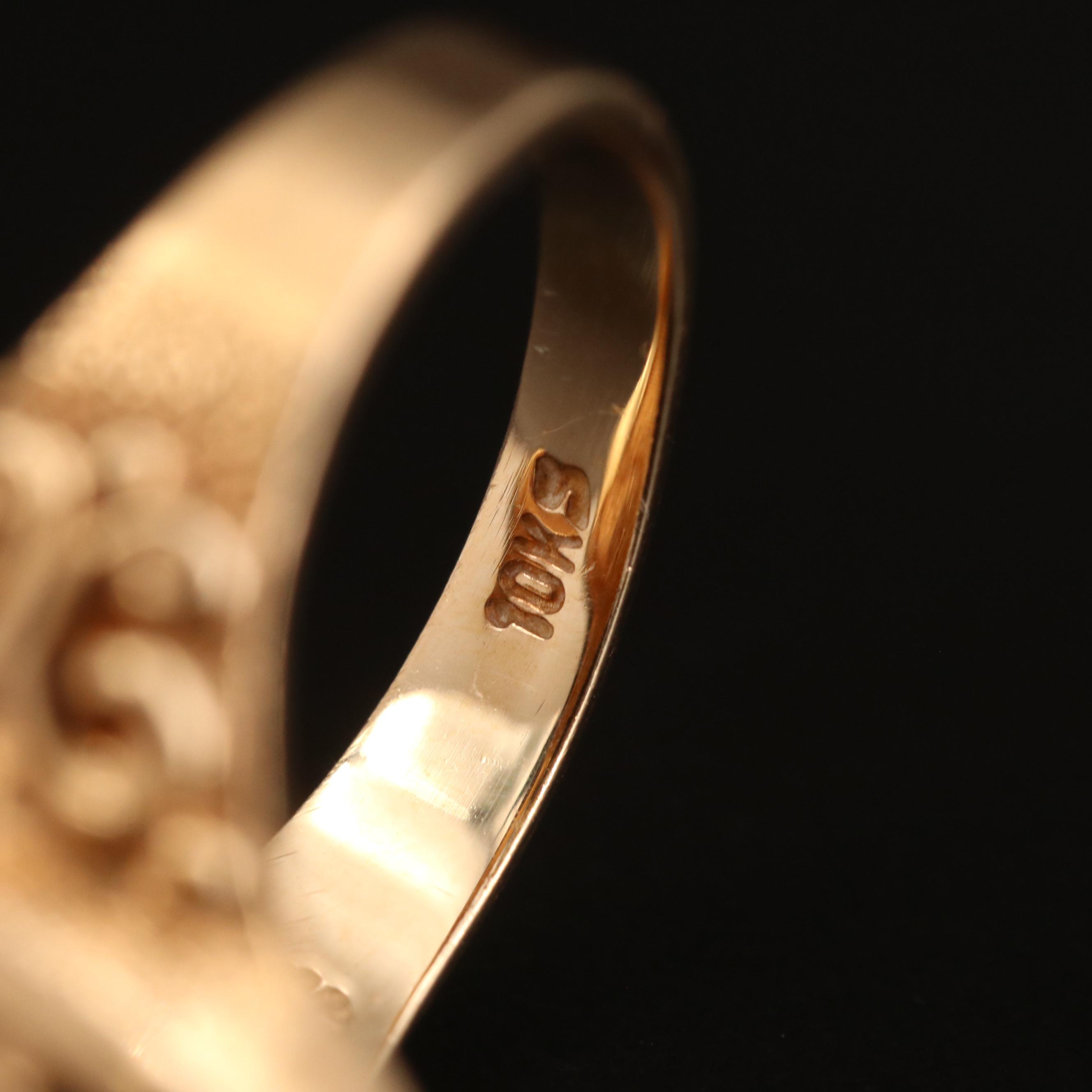 10K Cameo Ring | EBTH