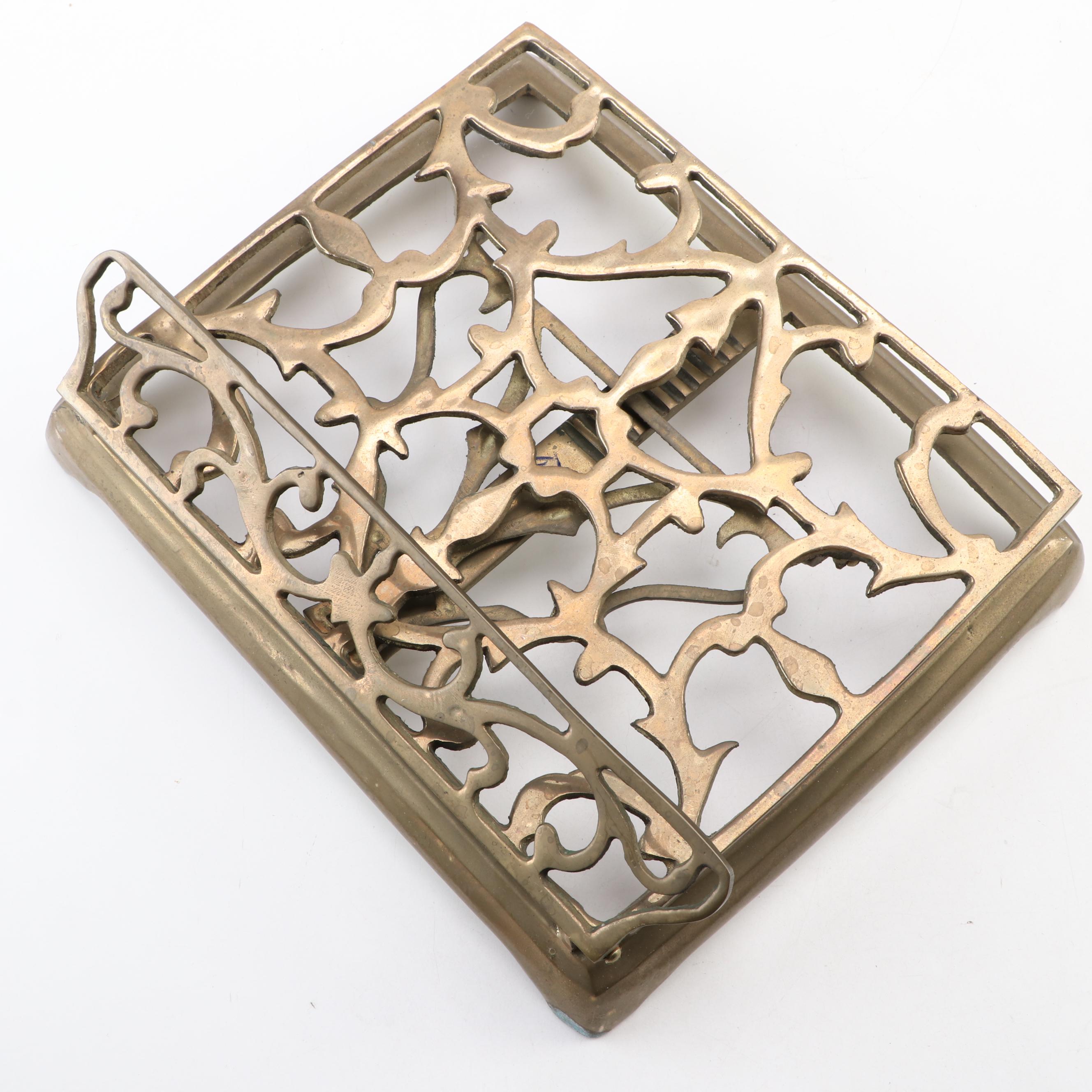 Michael Michaud Design "Pod" Spoons with Other Brass Decor | EBTH