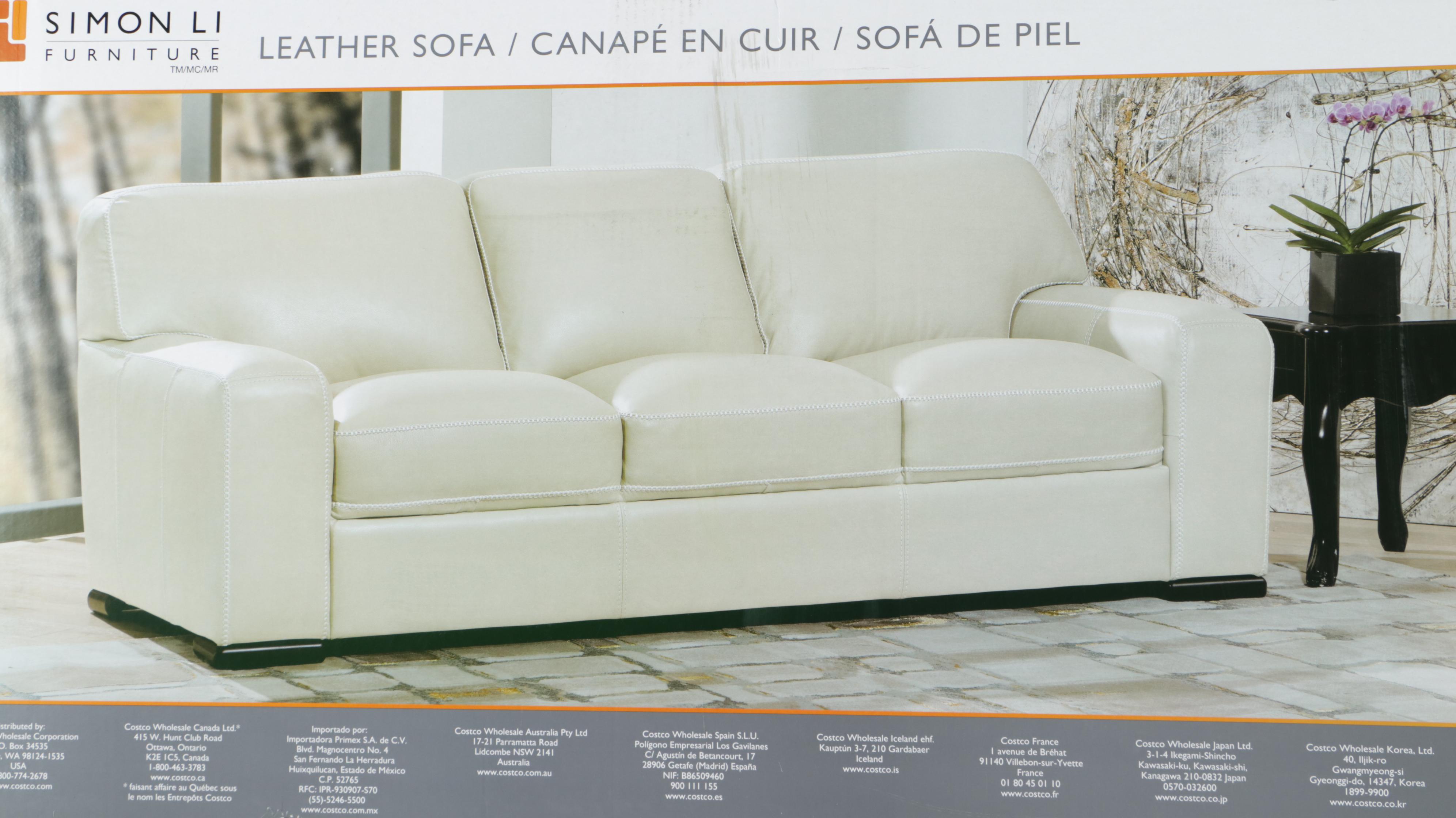 Simon Li "Buckley" Leather Sofa | EBTH