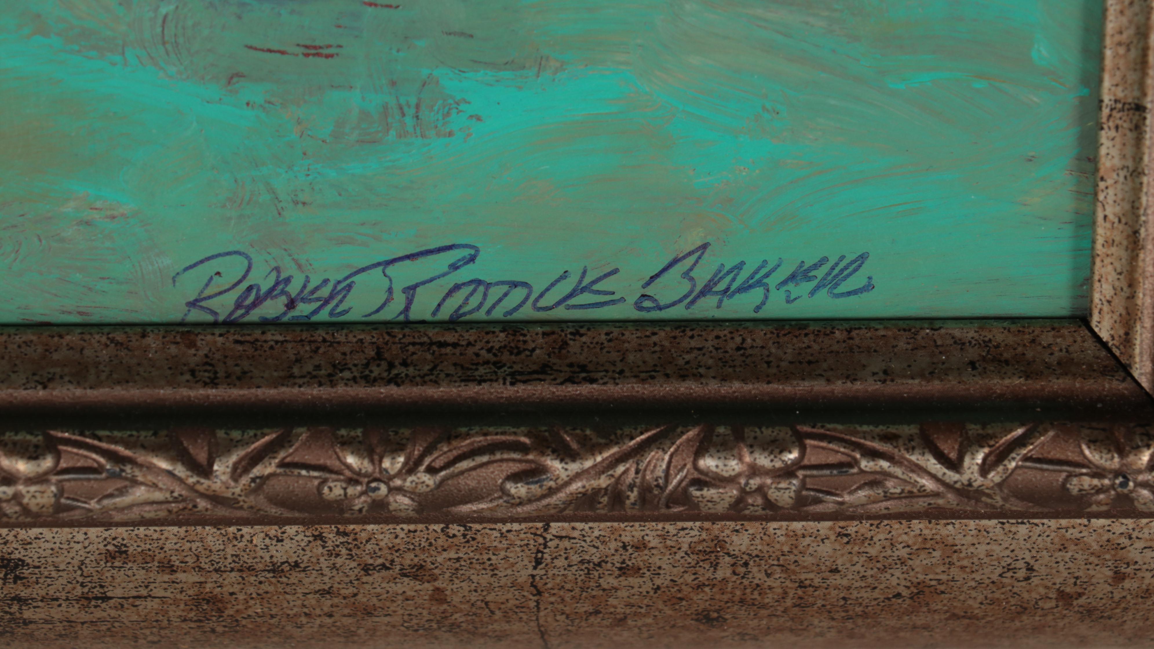 Robert Riddle-Baker Acrylic Painting "Hot Beach," 2021 | EBTH