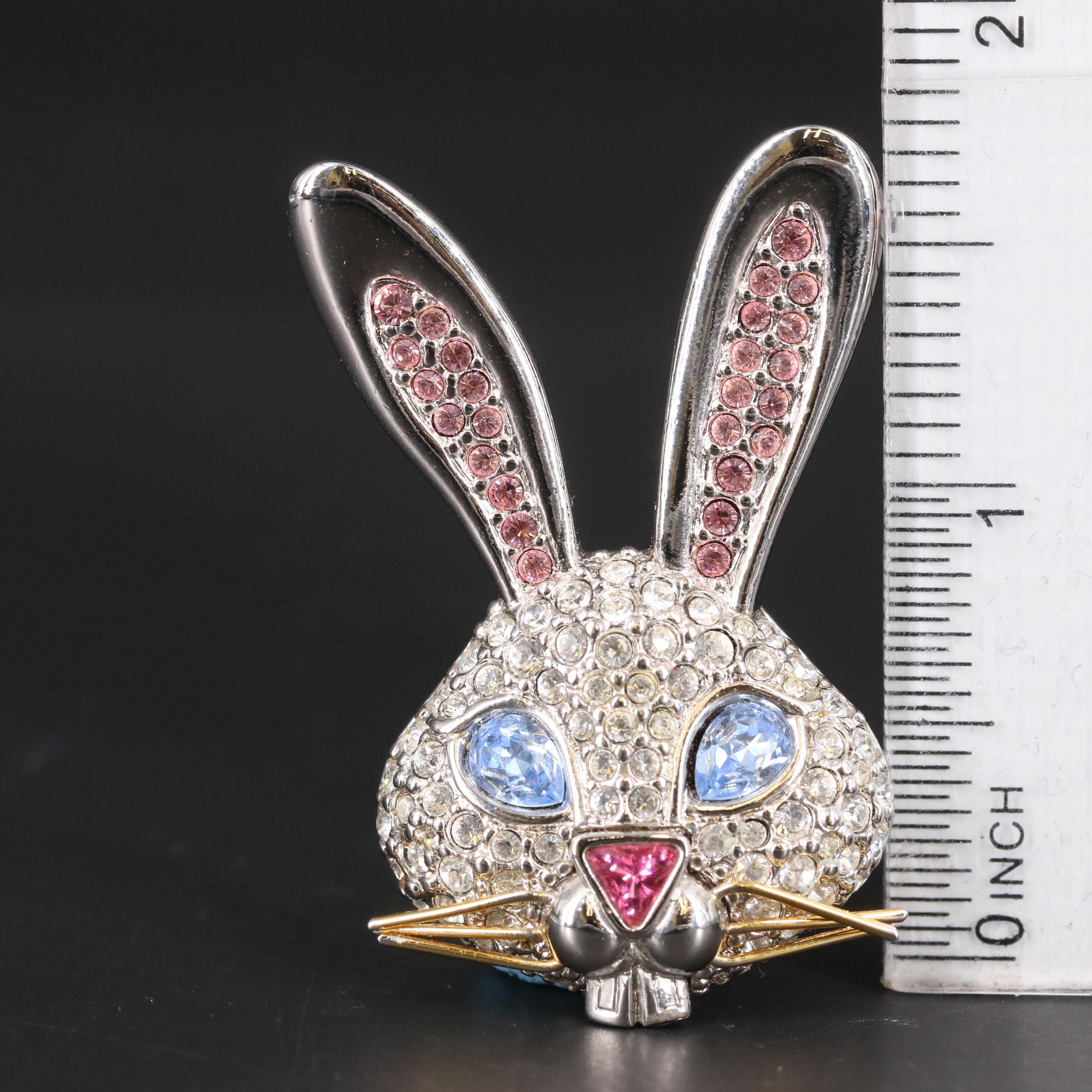 Swarovski Crystal Rabbit Brooch | EBTH