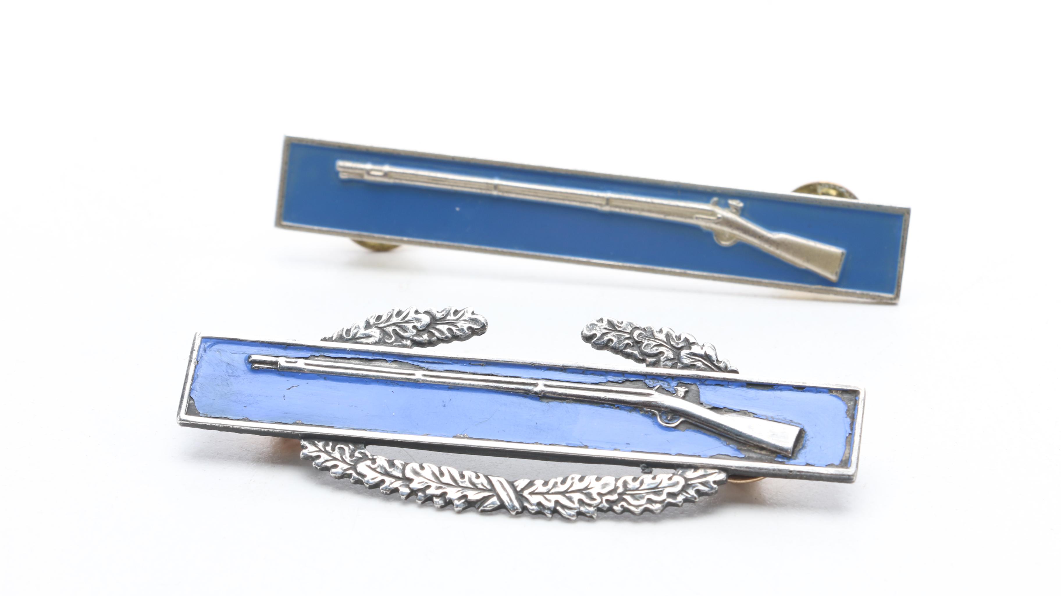 United States Army Combat Infantryman and Expert Infantryman Badges | EBTH