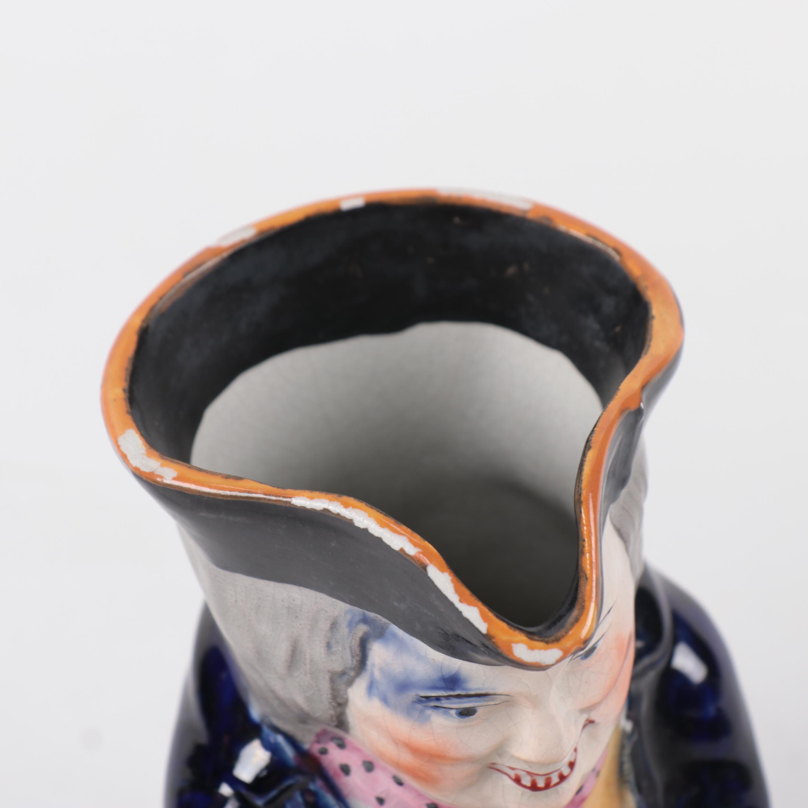 Blackhurst & Hulme "Pekin" Sugar Bowl and Pearlware Style Toby Jug | EBTH