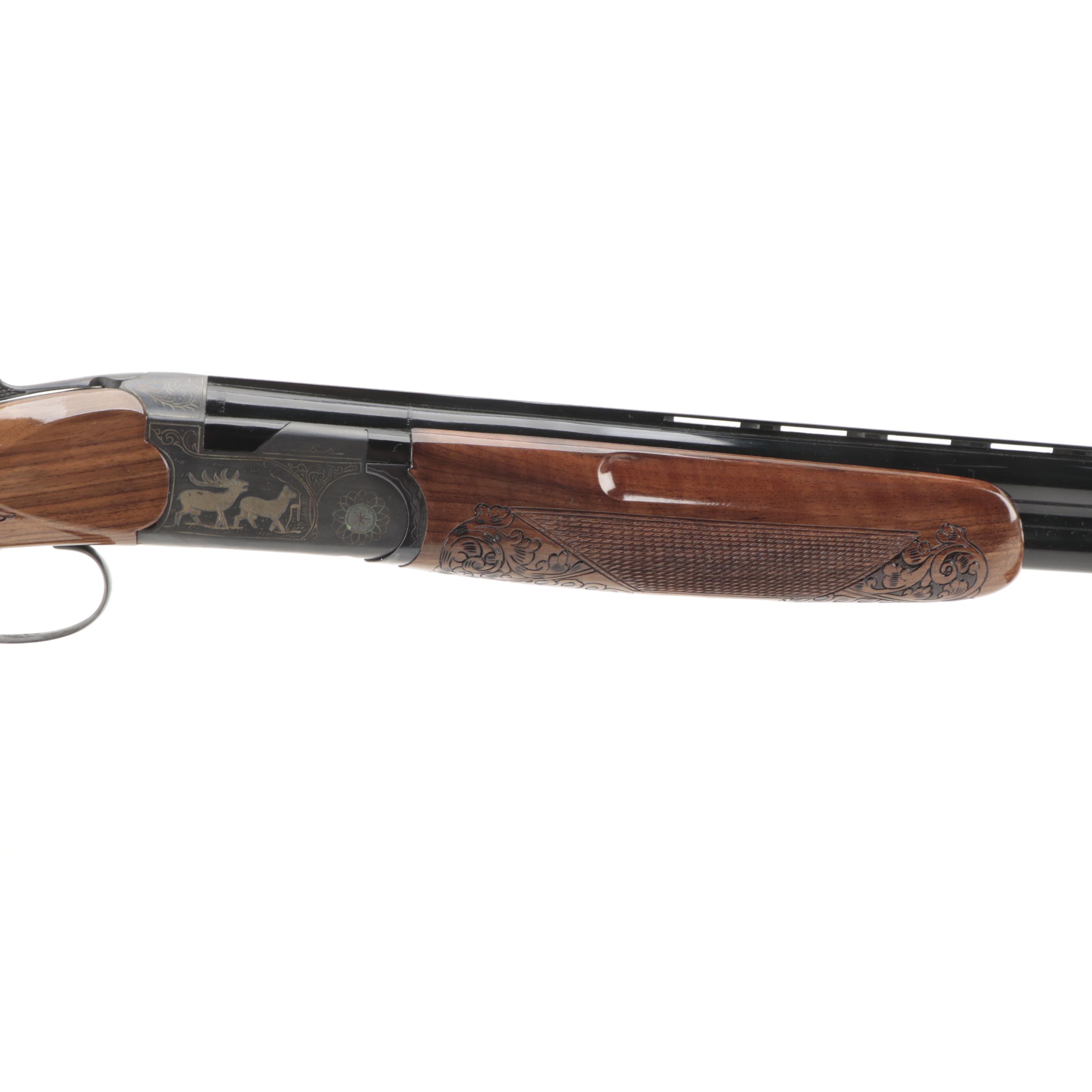 Uzumlu Silah Sanayi Kooperatifi 20 Gauge Over Under Shotgun with Carved ...