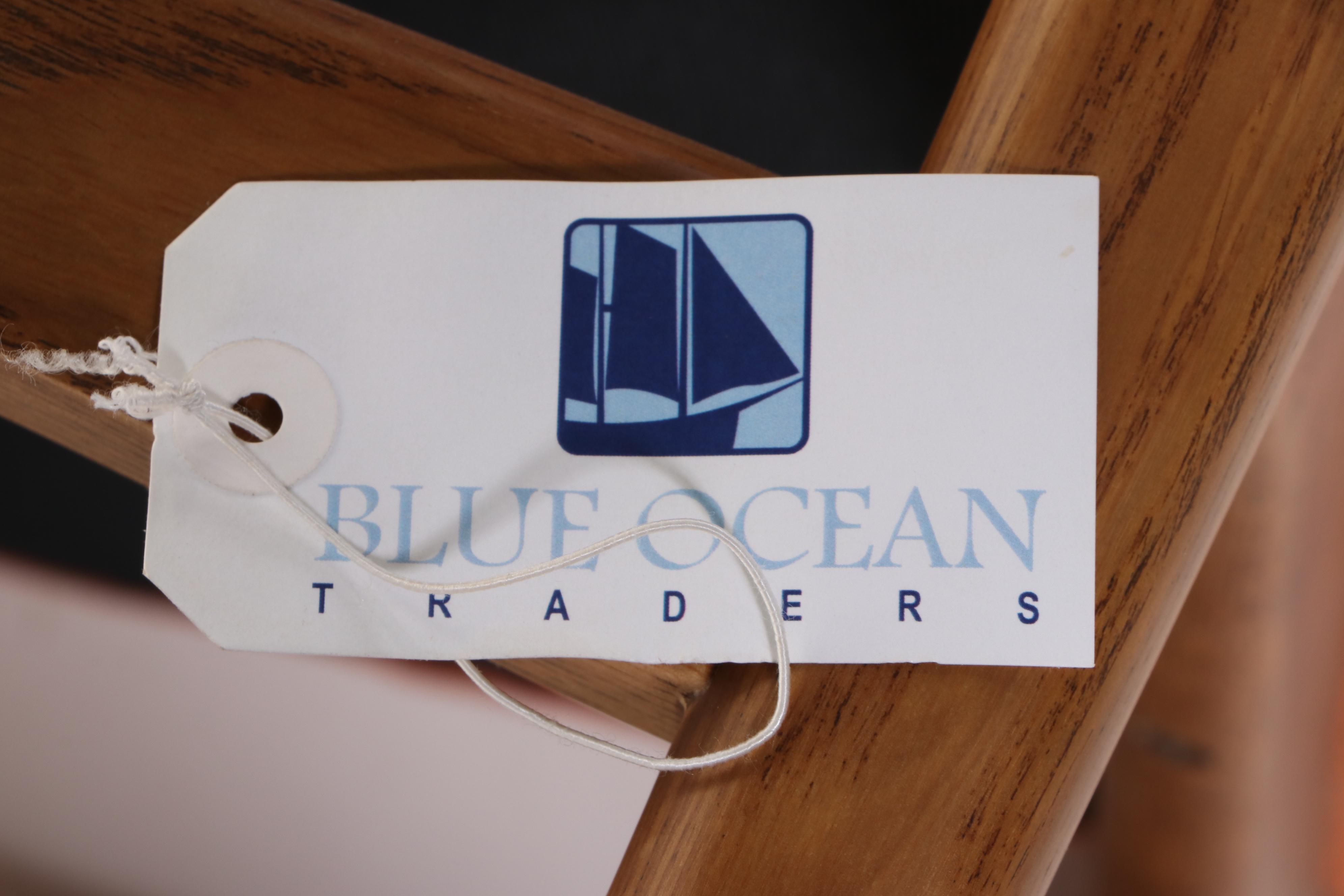 Blue Ocean Traders "Helsinki" Modernist Style Upholstered Ash Lounge Chair | EBTH