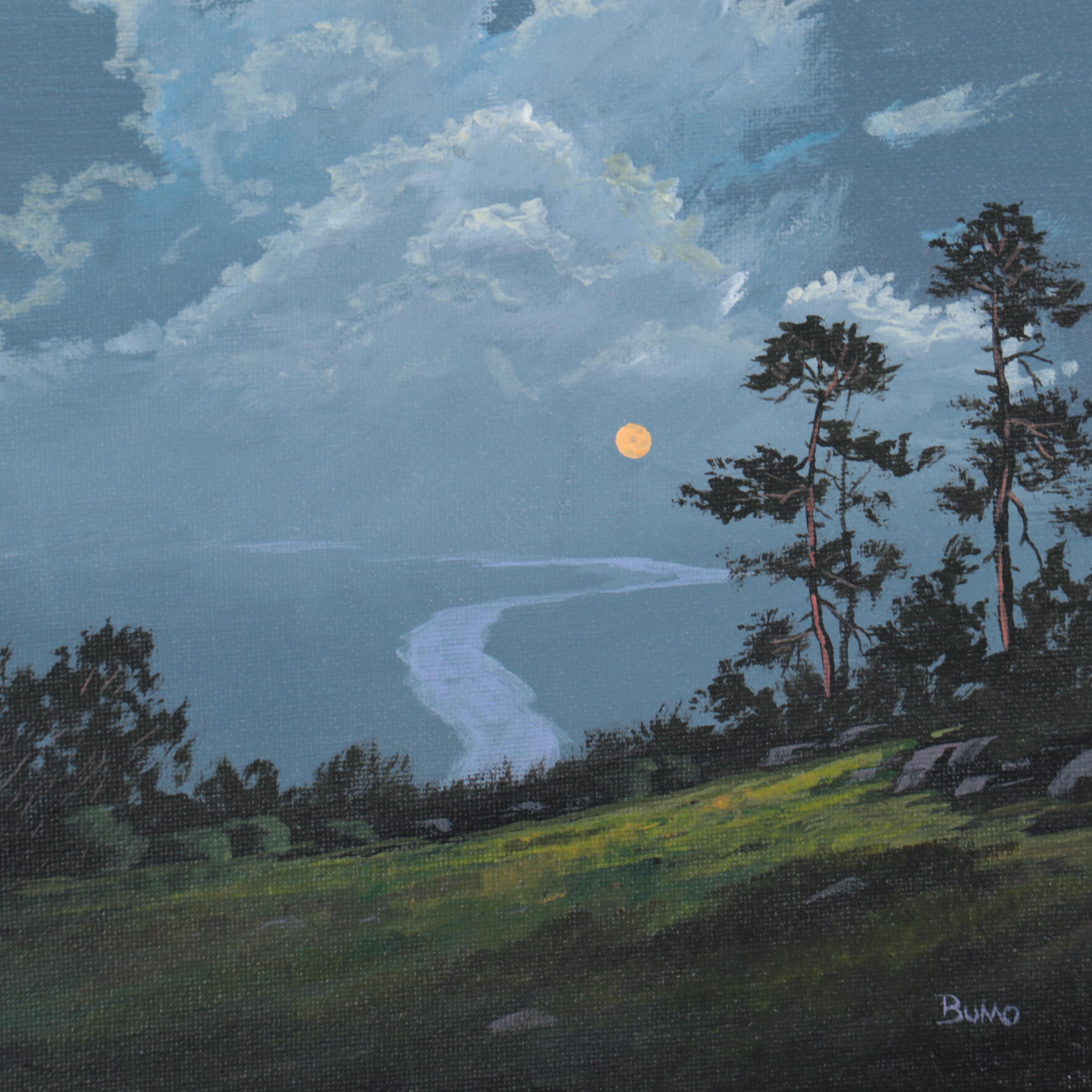 Douglas "Bumo" Johnpeer Landscape Oil Painting, 2021 | EBTH