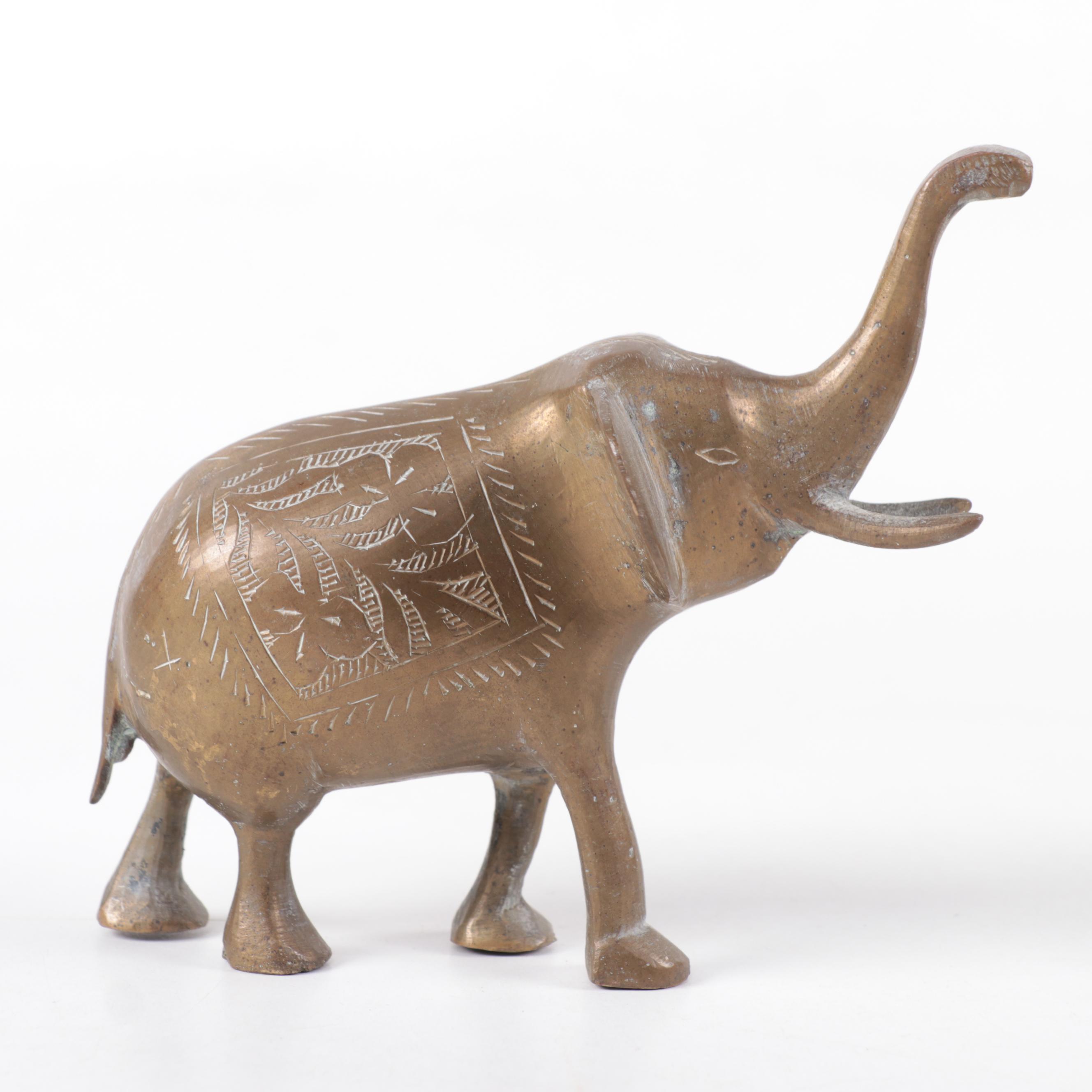 Brass Elephant Figurines | EBTH