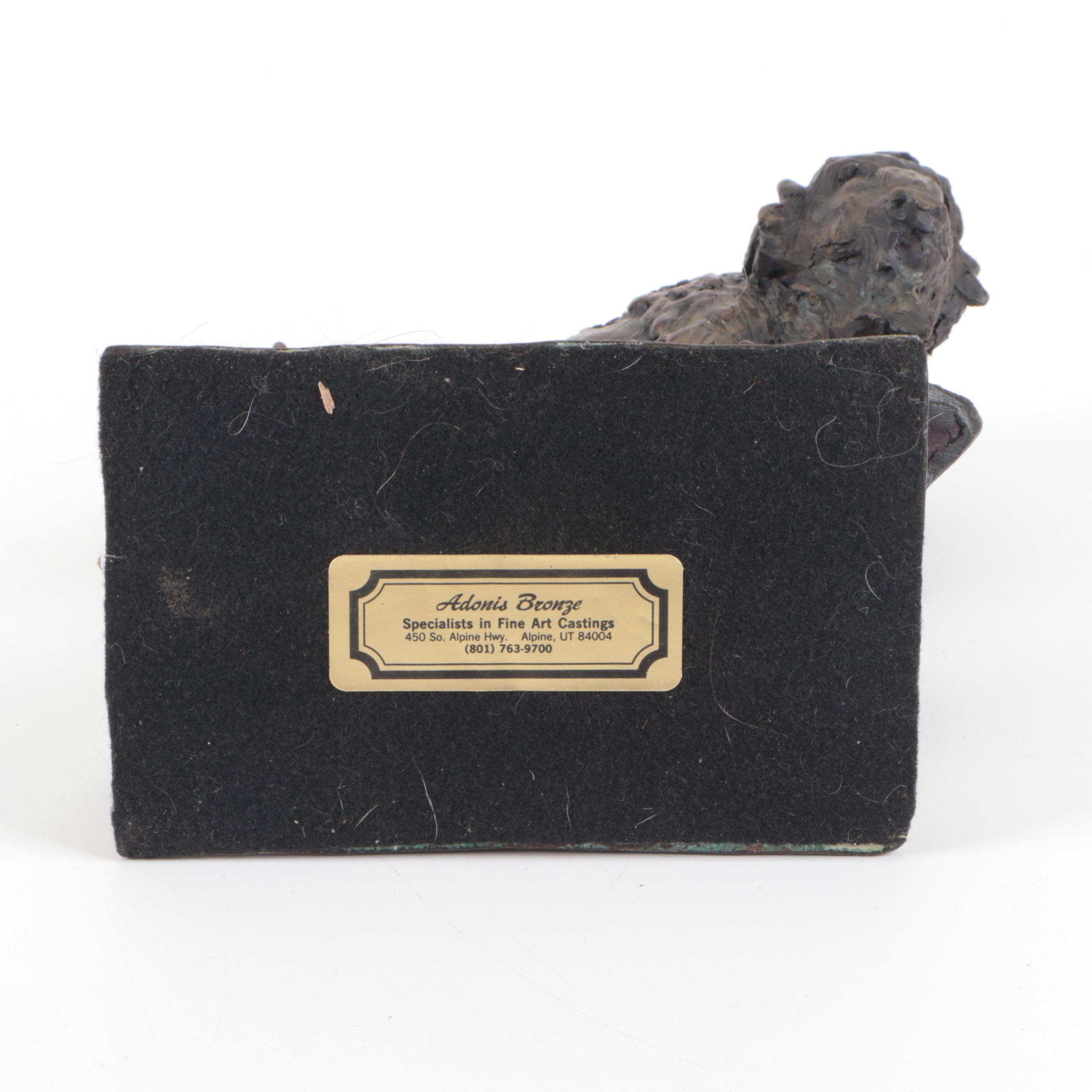 Ed Natiya Bronze Sculpture "Call of the Wild Buffalo" | EBTH