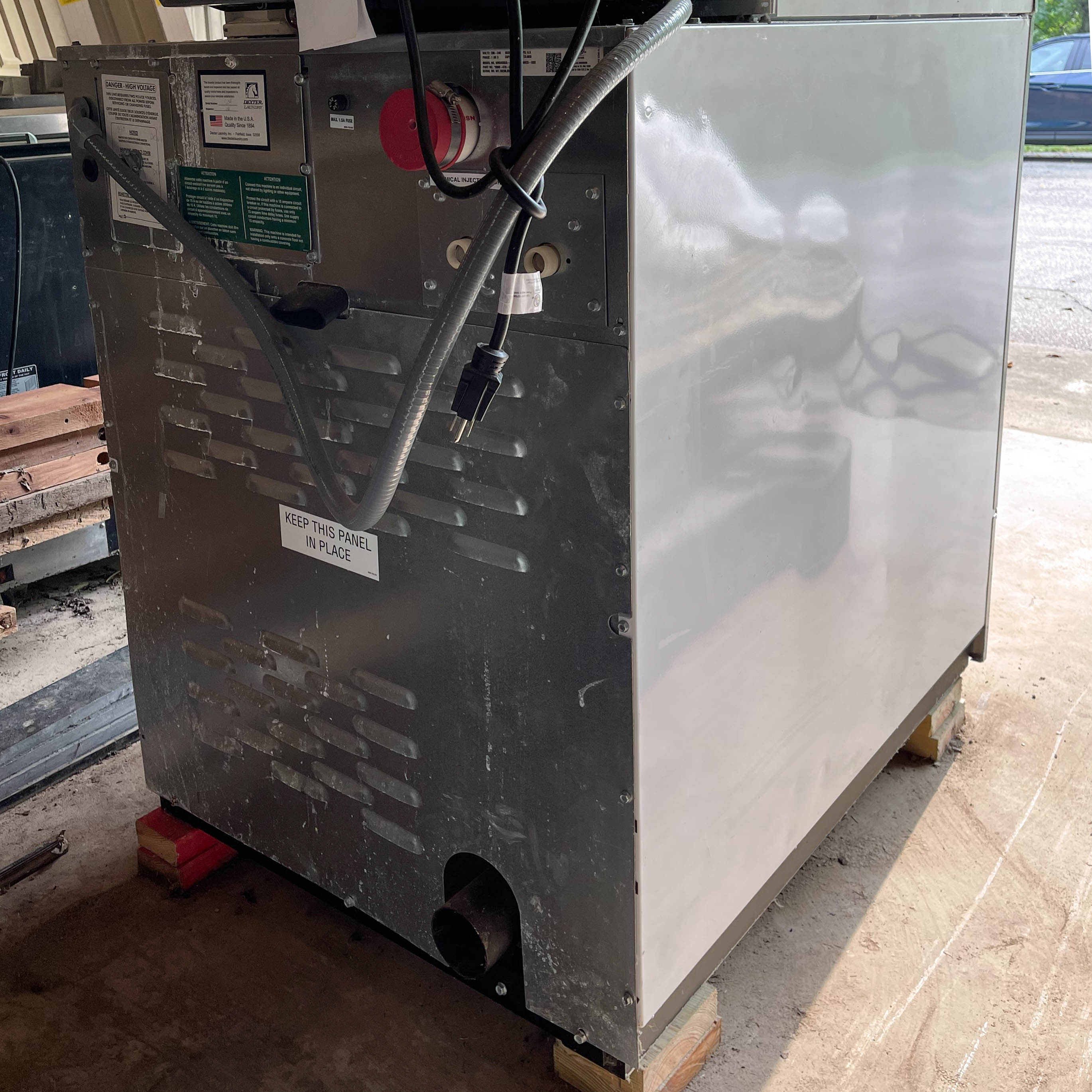 Dexter "Express" Commercial Stack Stainless Washer and Dryer | EBTH