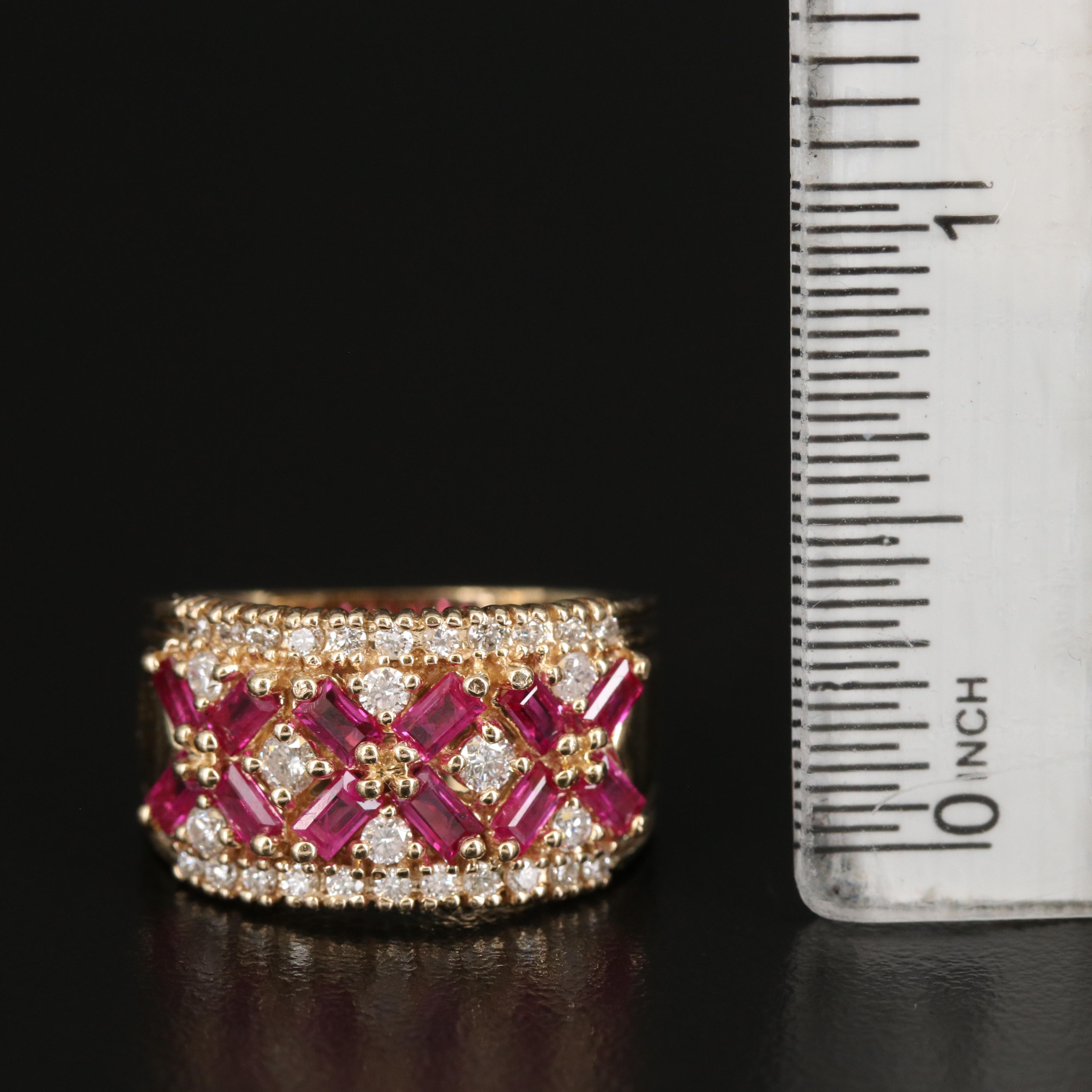 14K Ruby and Diamond Ring | EBTH