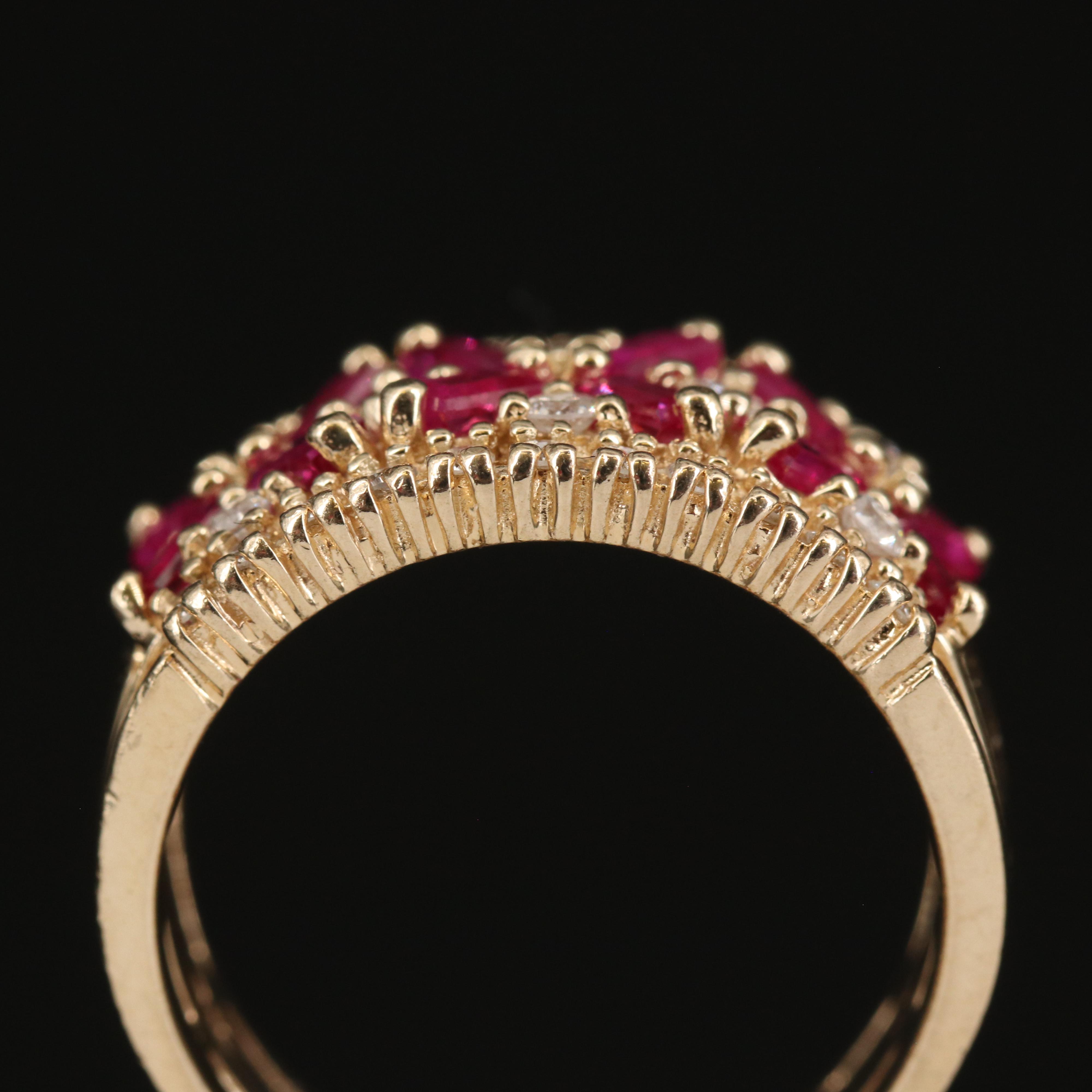14K Ruby and Diamond Ring | EBTH