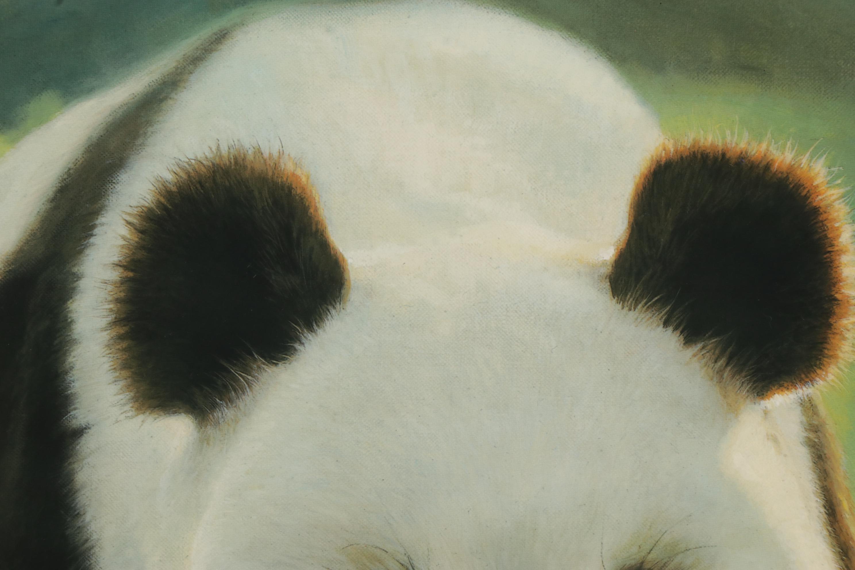Nancy Glazier Giant Panda Offset Lithograph "Our Brother's Keeper ...