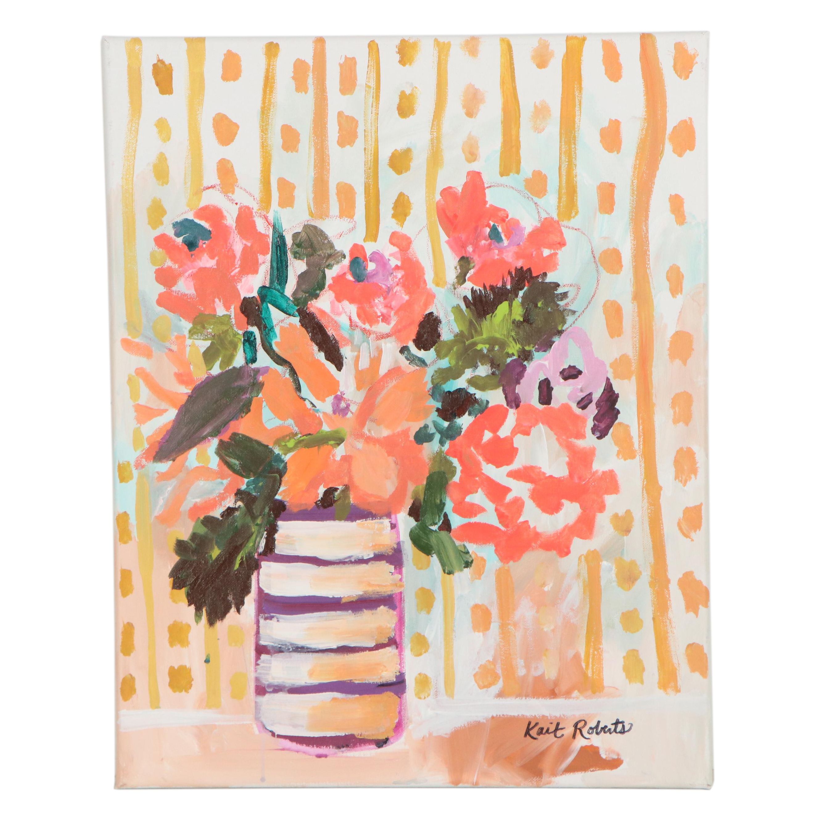 Kait Roberts Acrylic Painting "Smooch," 2021 | EBTH