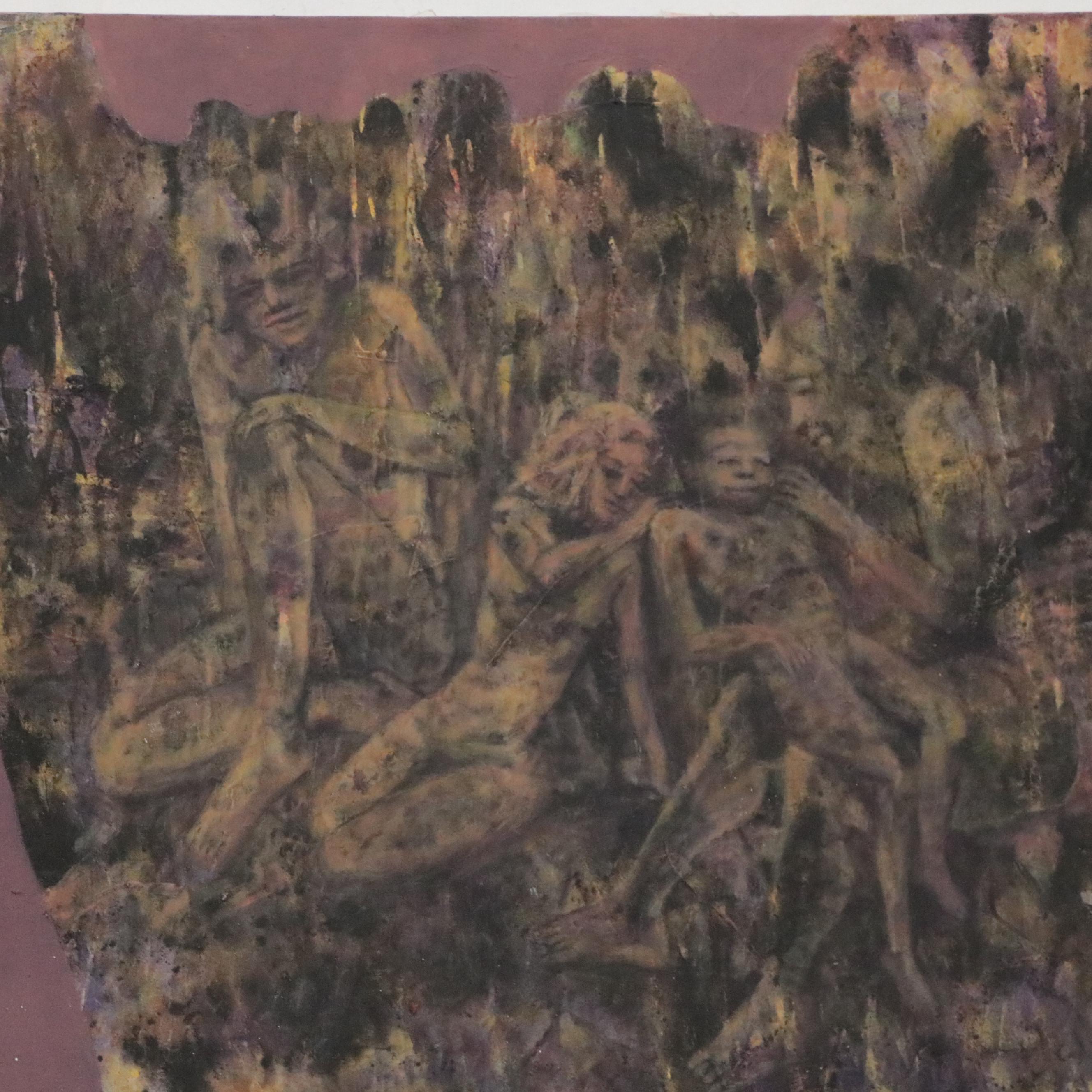 Don Stacy Large-Scale Abstract Oil Painting, Circa 1980 | EBTH