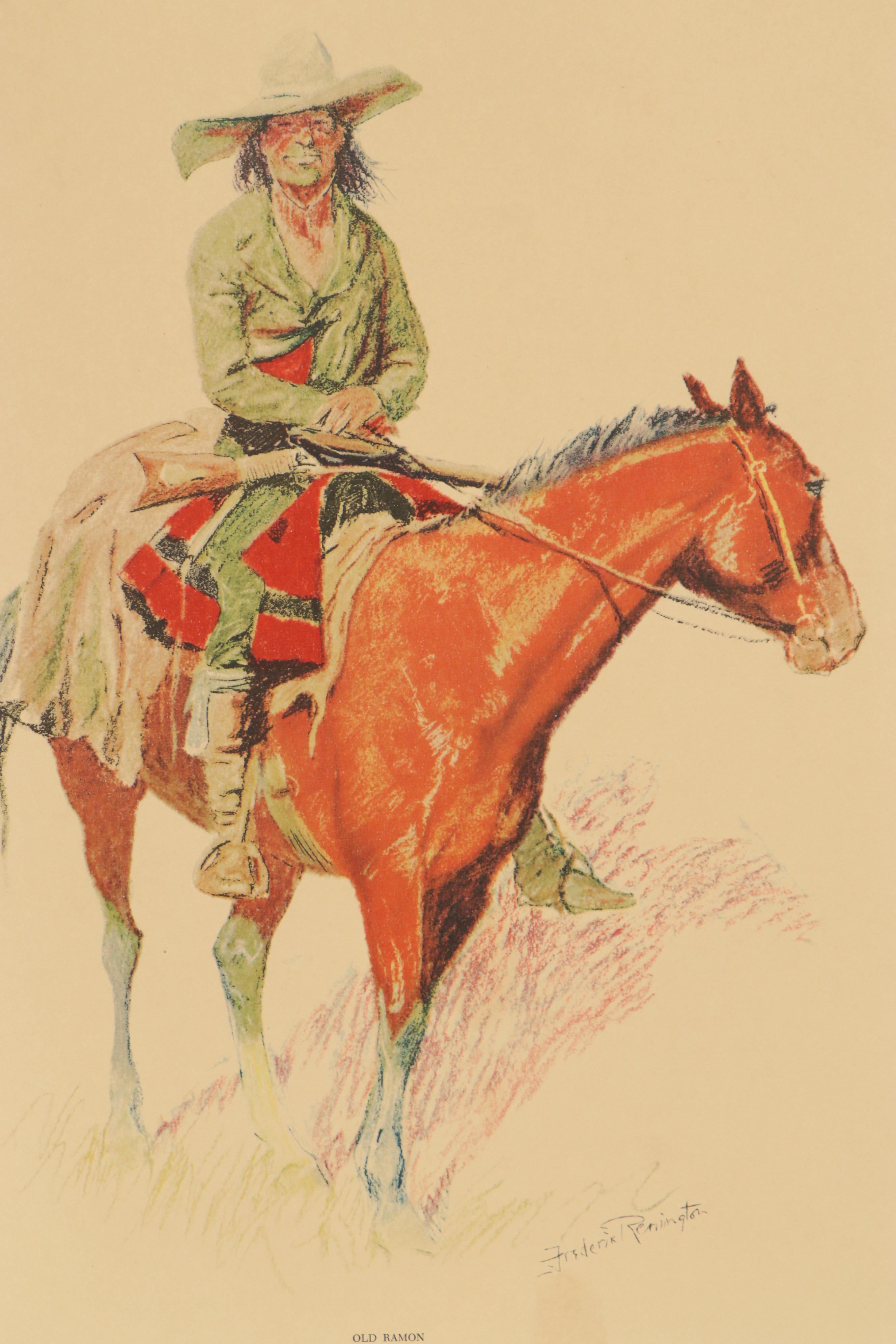 Collotype Reproductions after Frederic Remington "Buckskins" | EBTH