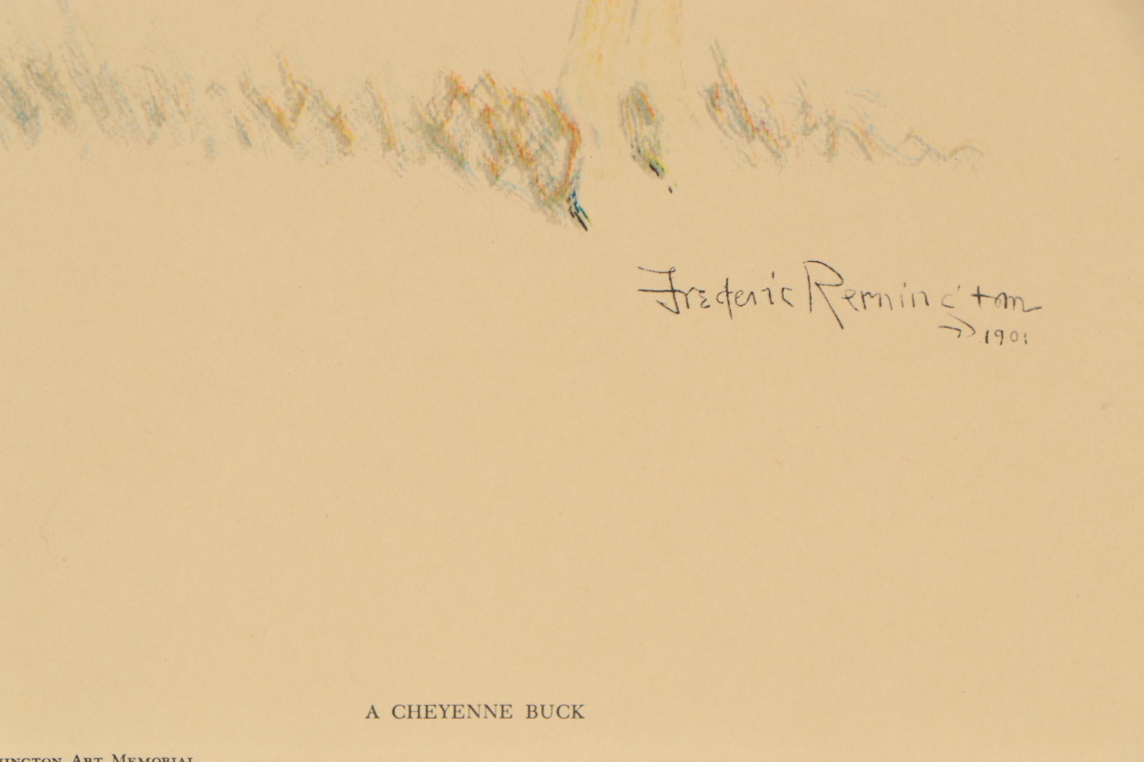 Collotype Reproductions after Frederic Remington "Buckskins" | EBTH