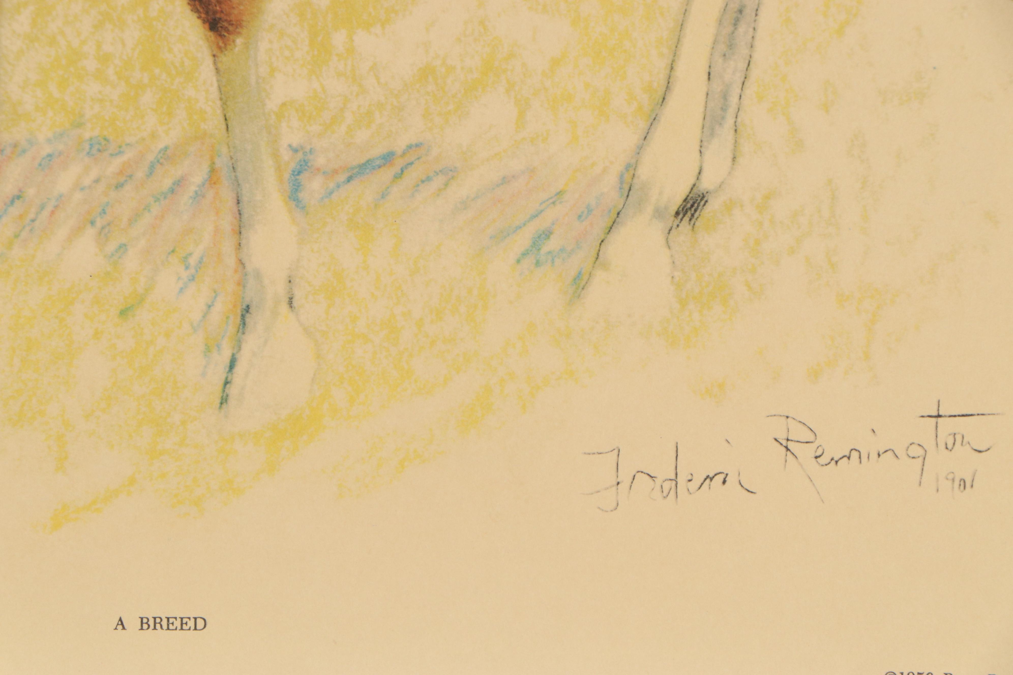 Collotype Reproductions after Frederic Remington "Buckskins" | EBTH