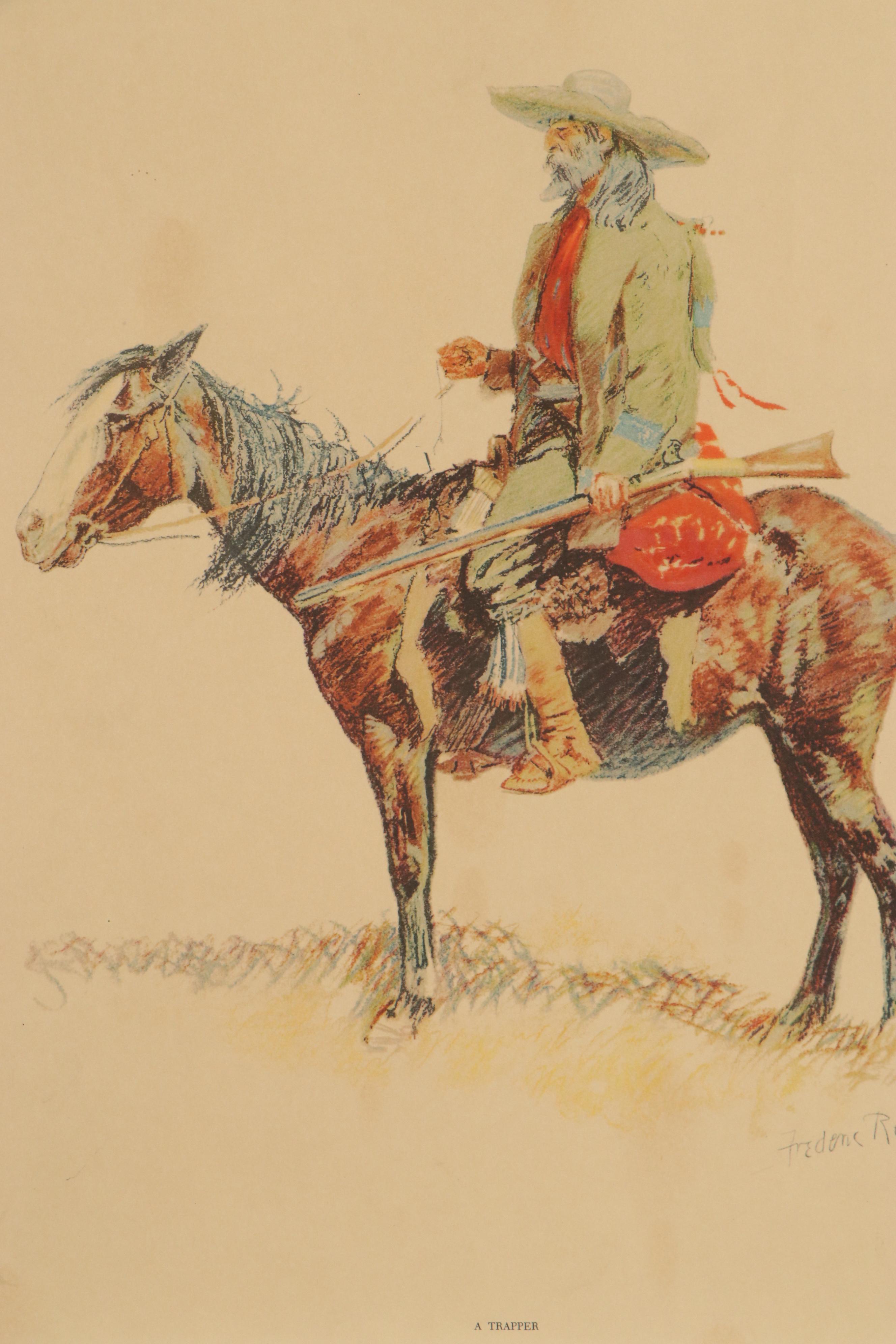 Collotype Reproductions after Frederic Remington "Buckskins" | EBTH