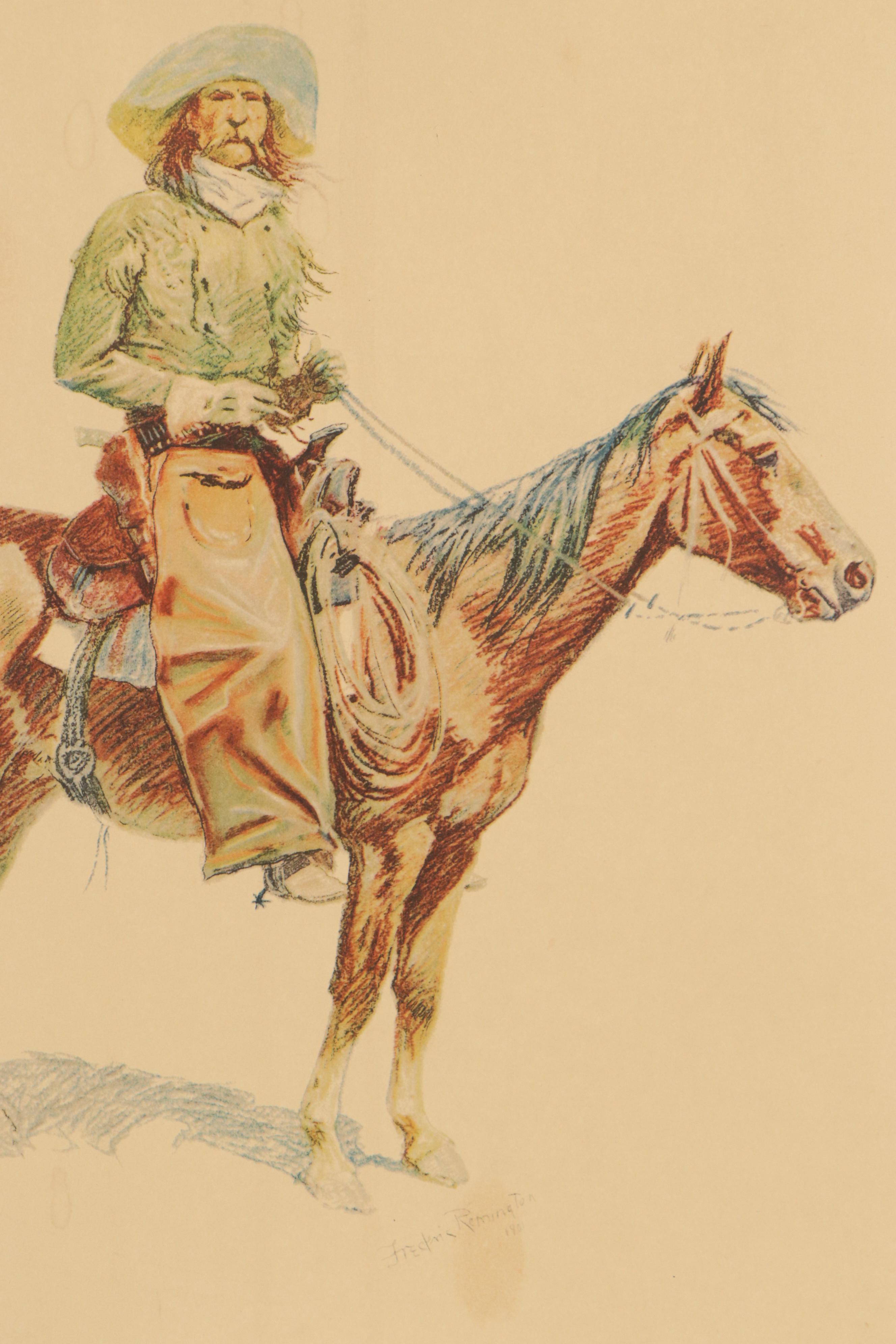 Collotype Reproductions after Frederic Remington "Buckskins" | EBTH