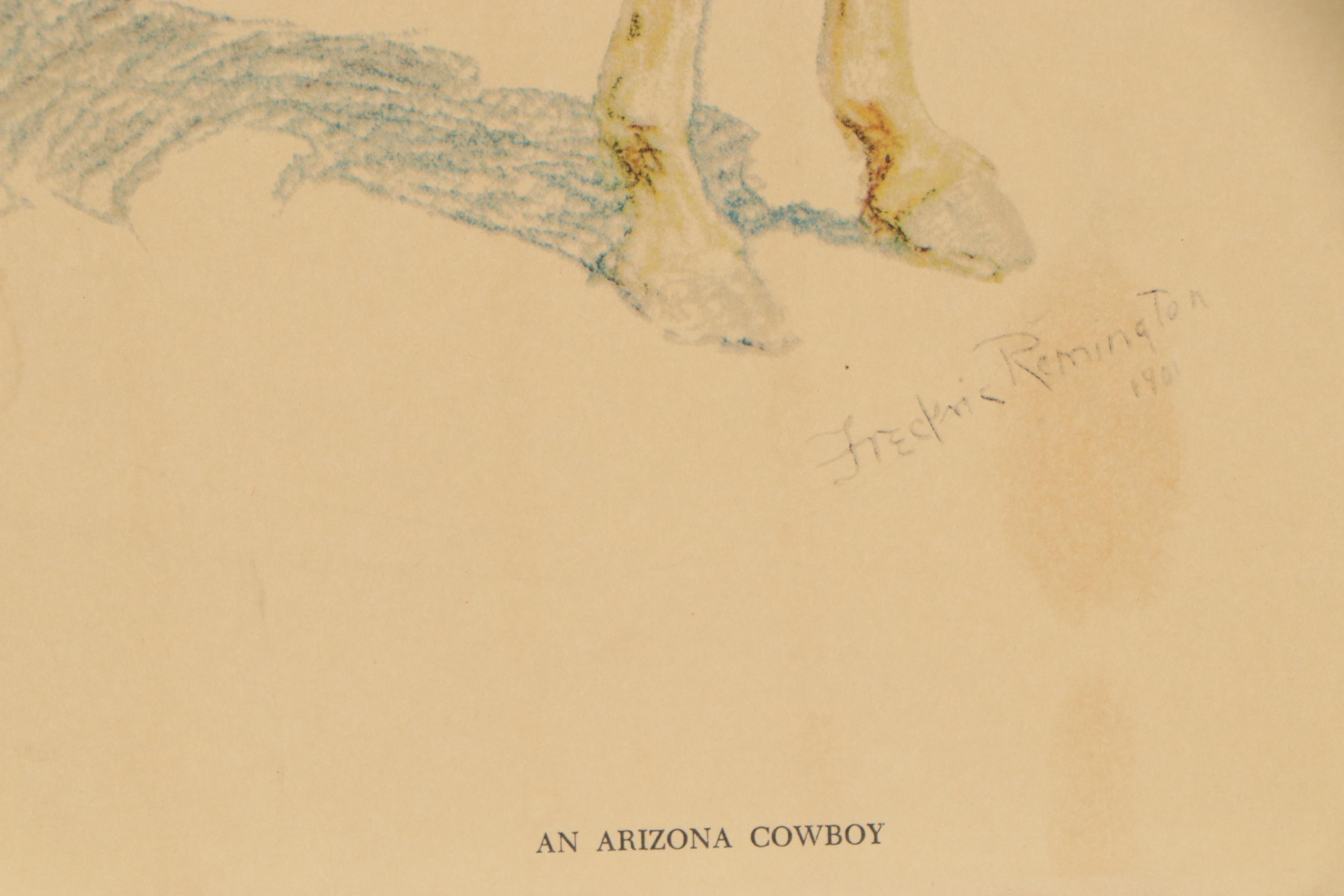 Collotype Reproductions after Frederic Remington "Buckskins" | EBTH