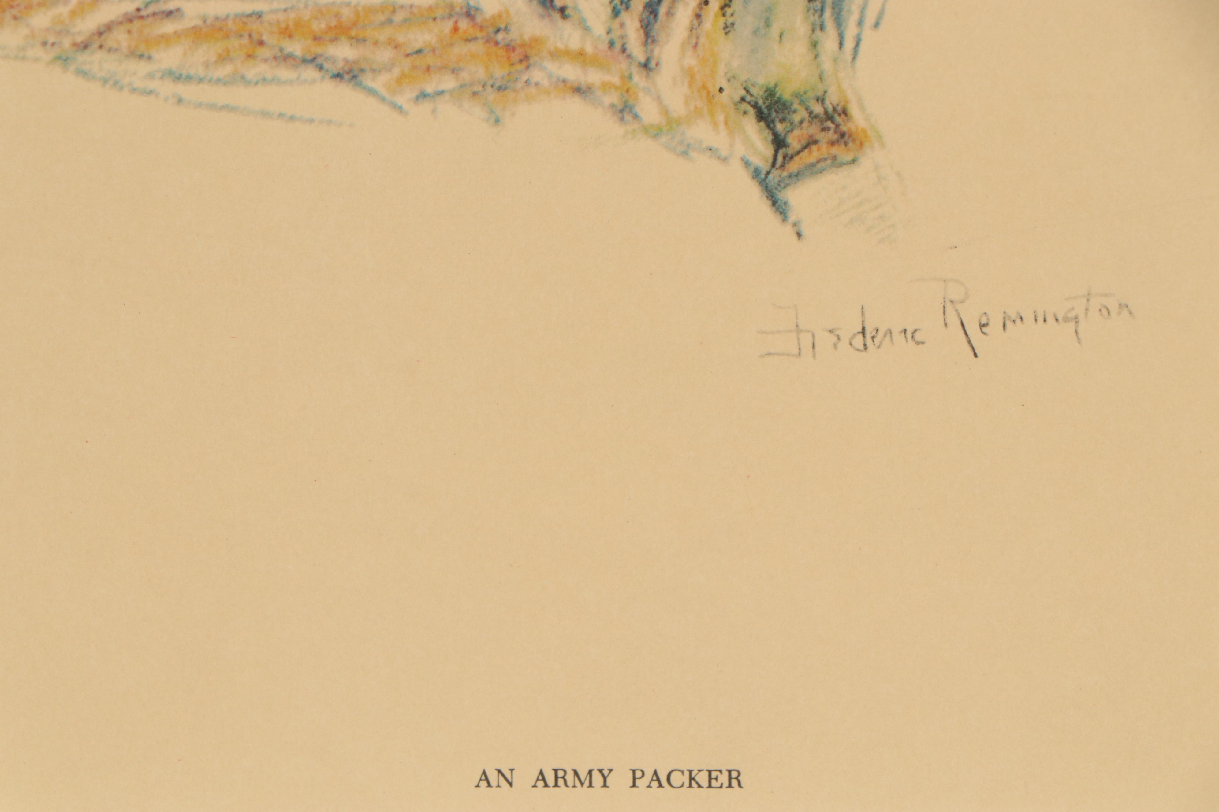 Collotype Reproductions after Frederic Remington "Buckskins" | EBTH
