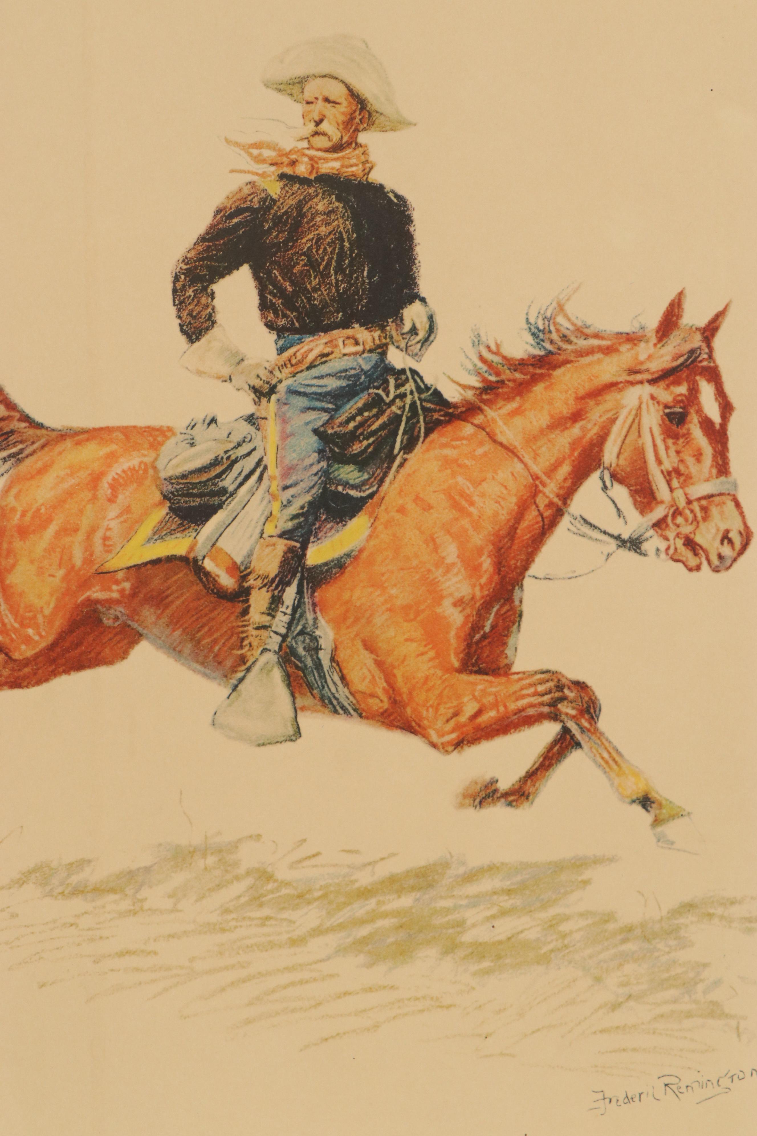 Collotype Reproductions after Frederic Remington "Buckskins" | EBTH