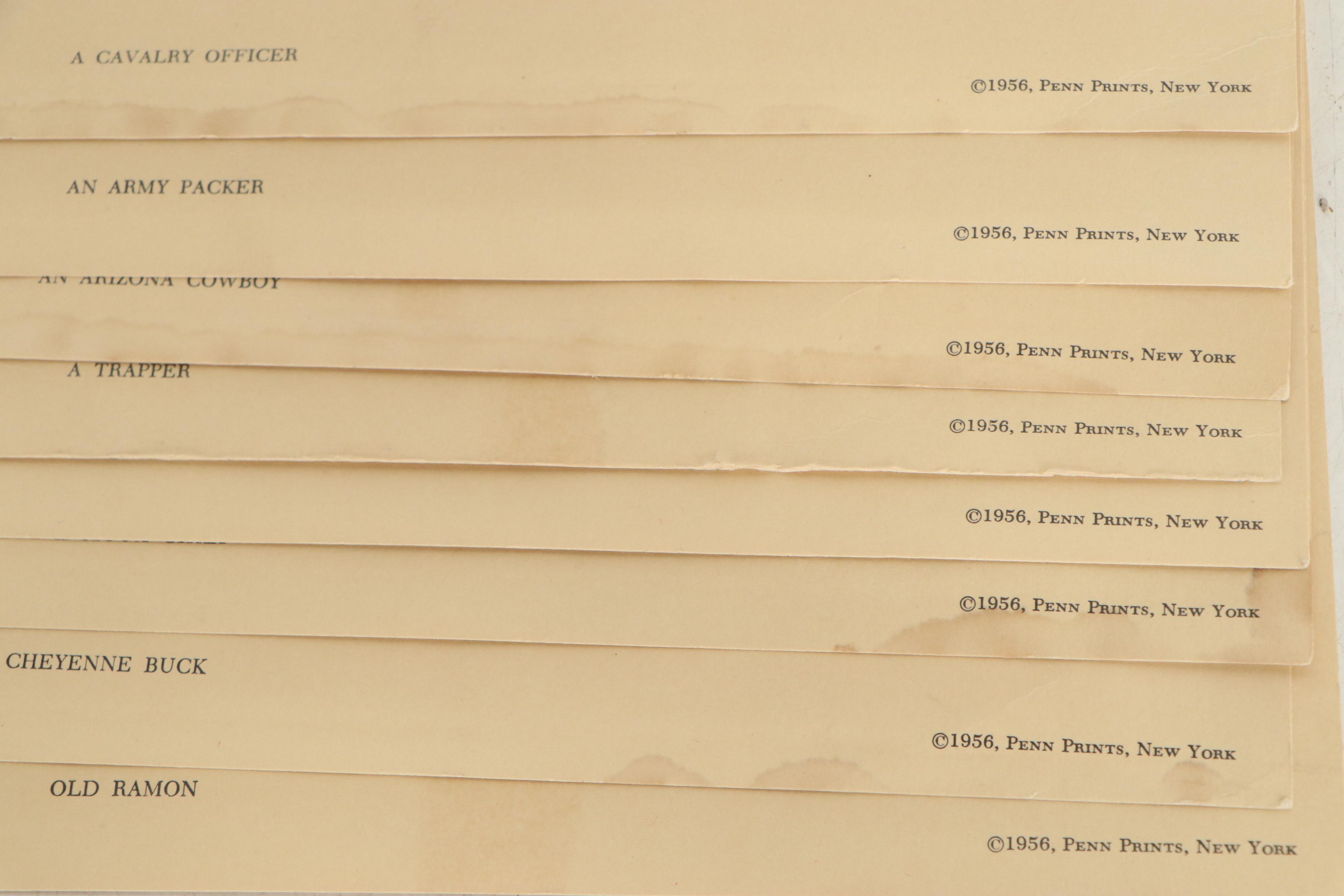 Collotype Reproductions after Frederic Remington "Buckskins" | EBTH