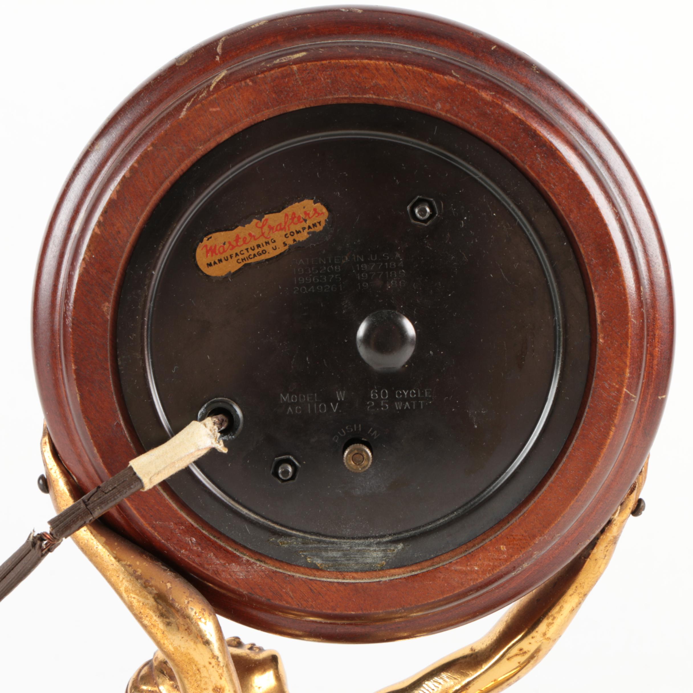 Sessions Mastercrafters Art Deco Figural Mantel Clock, Early to Mid ...