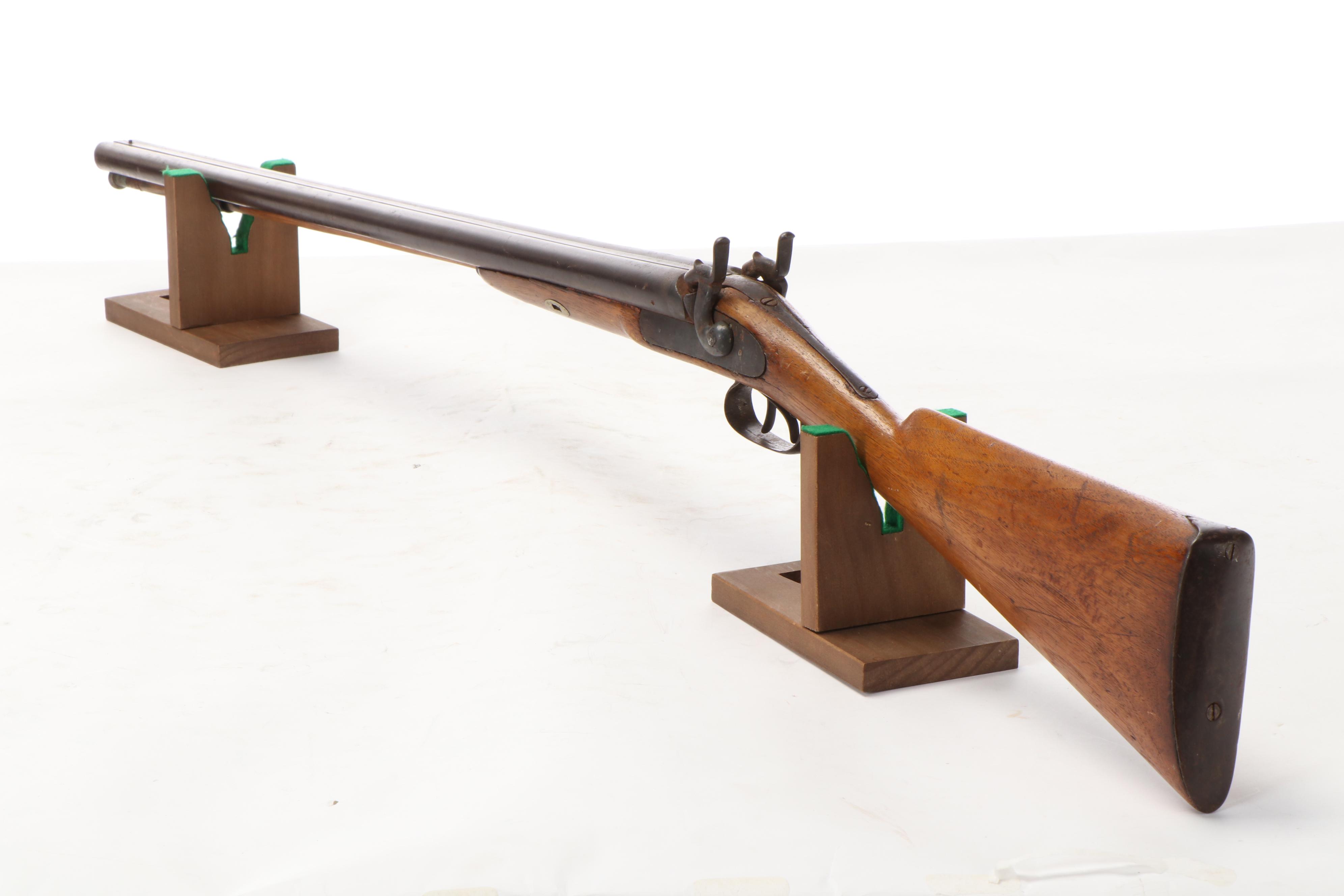 Antique Side by Side Percussion Cap Shotgun | EBTH