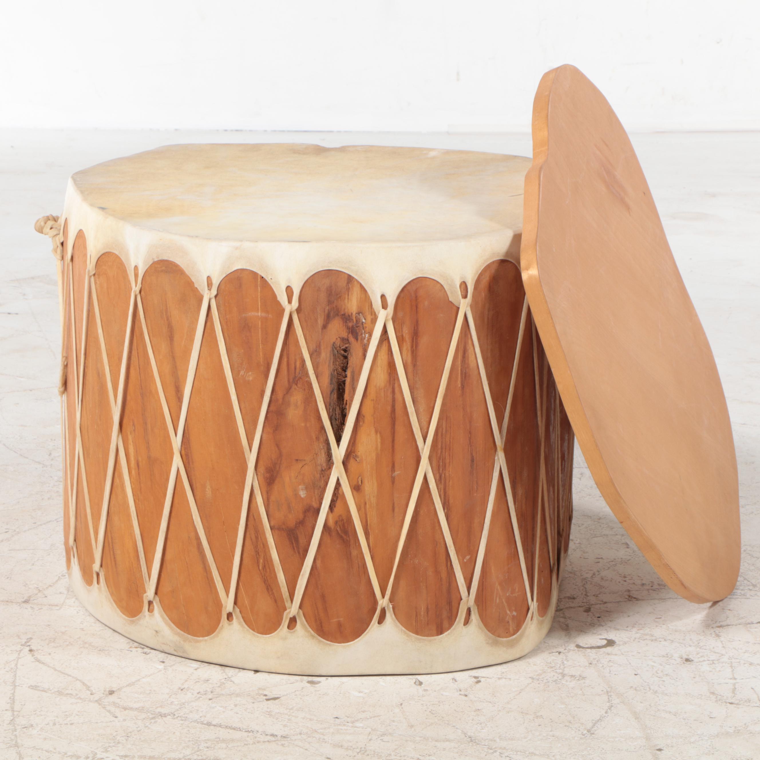 Phoenix Choctaw Native American Drum Table | EBTH