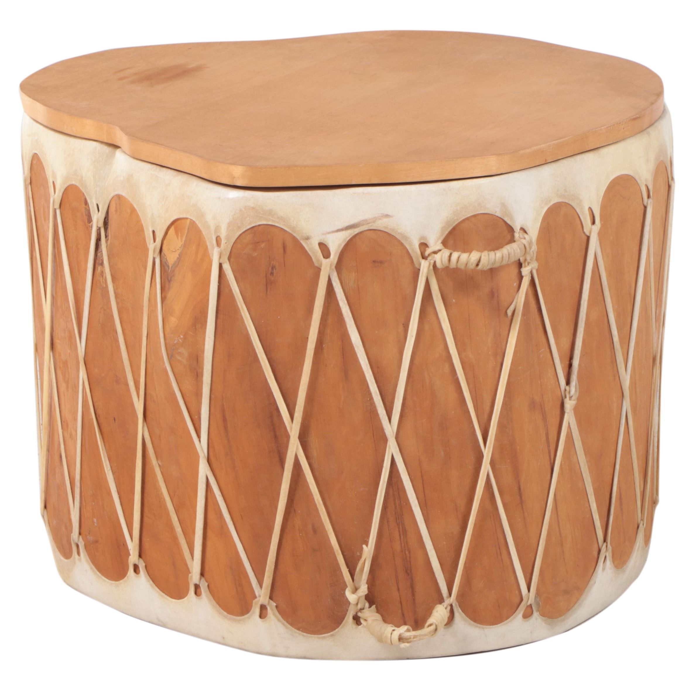 Phoenix Choctaw Native American Drum Table | EBTH
