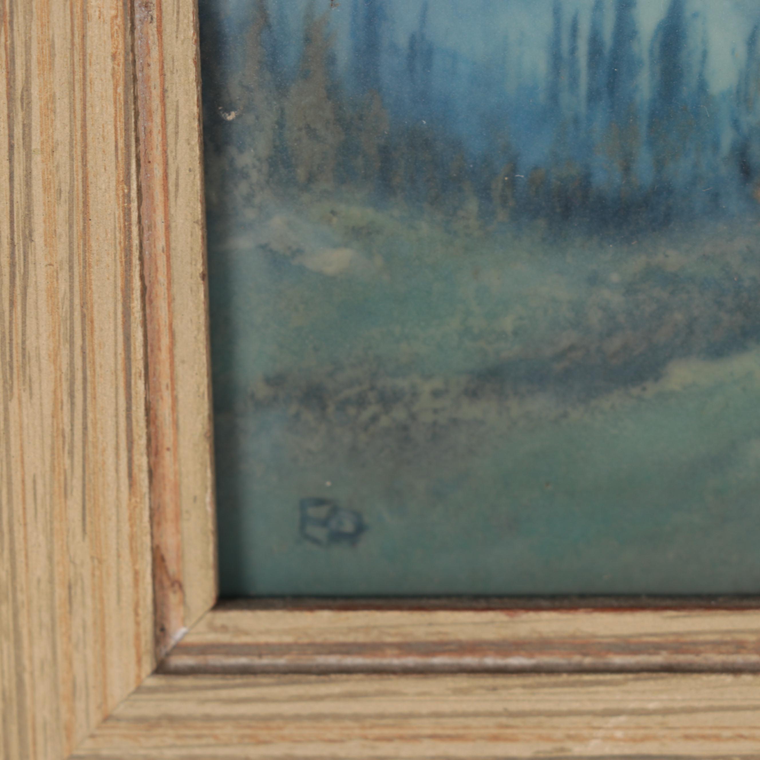 Edward Diers Rookwood Pottery Vellum Glazed Tile, 1924 | EBTH