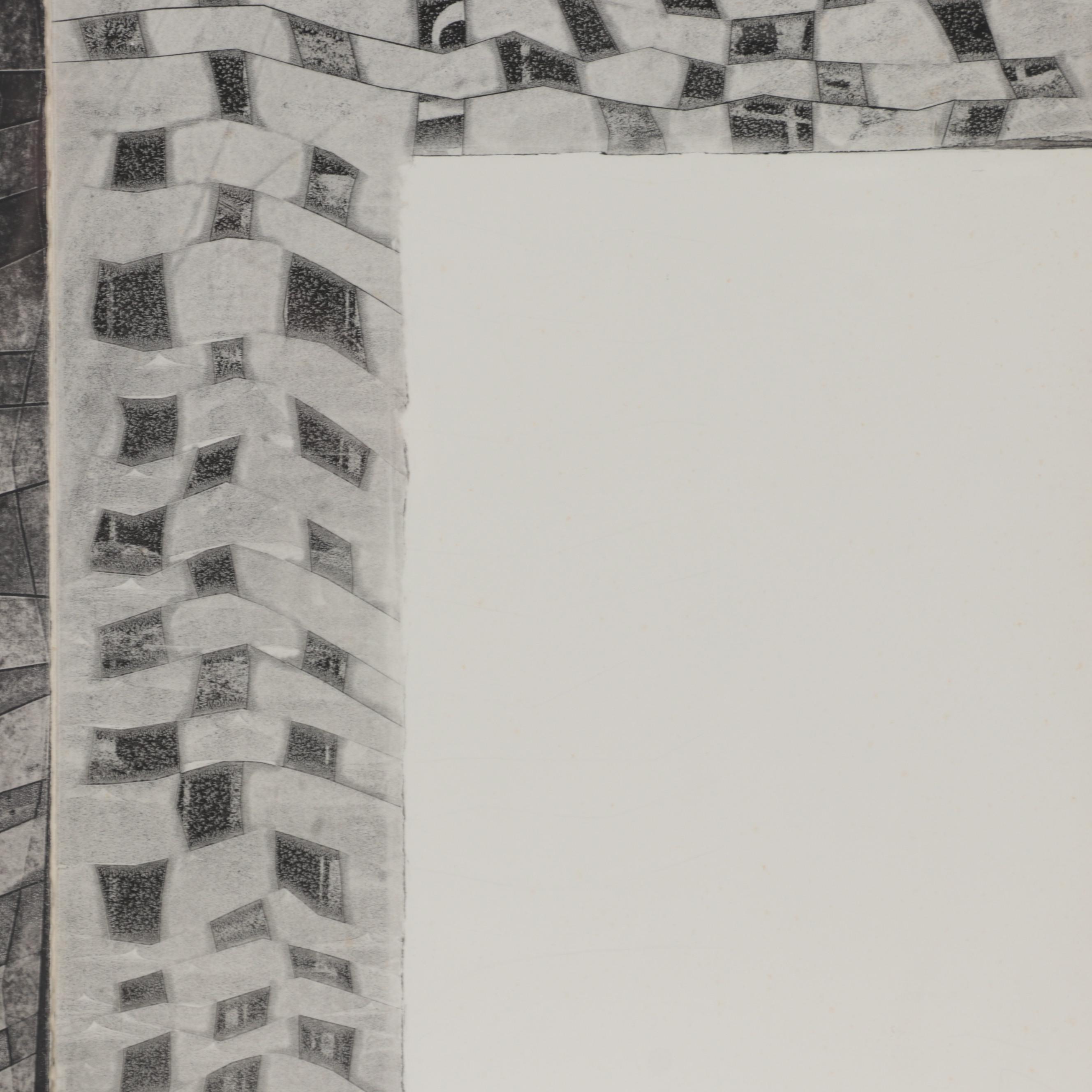 Polly Doyle Monoprint "Unsent Letter to Dame Edith Sitwell VI" | EBTH