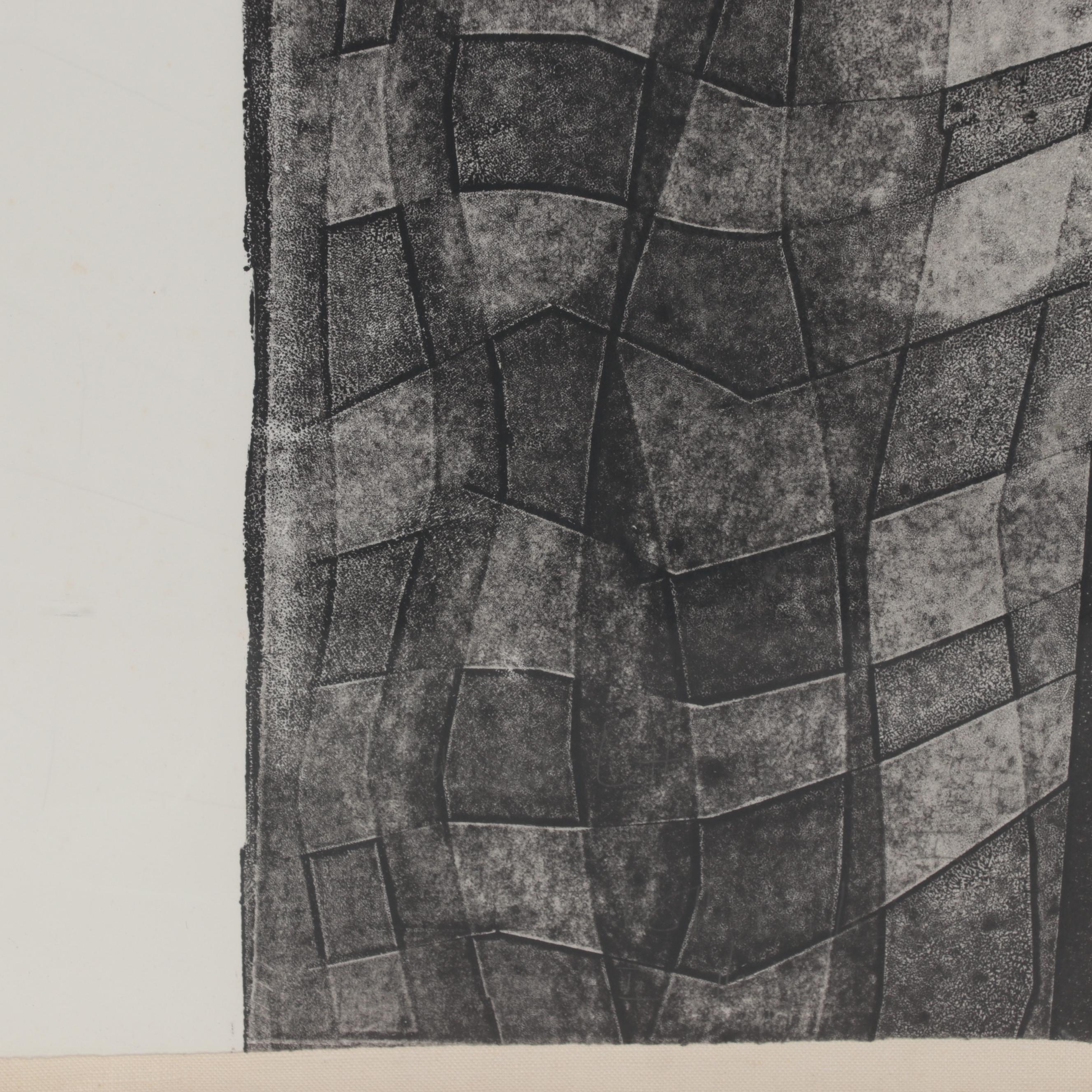 Polly Doyle Monoprint "Unsent Letter to Dame Edith Sitwell VI" | EBTH