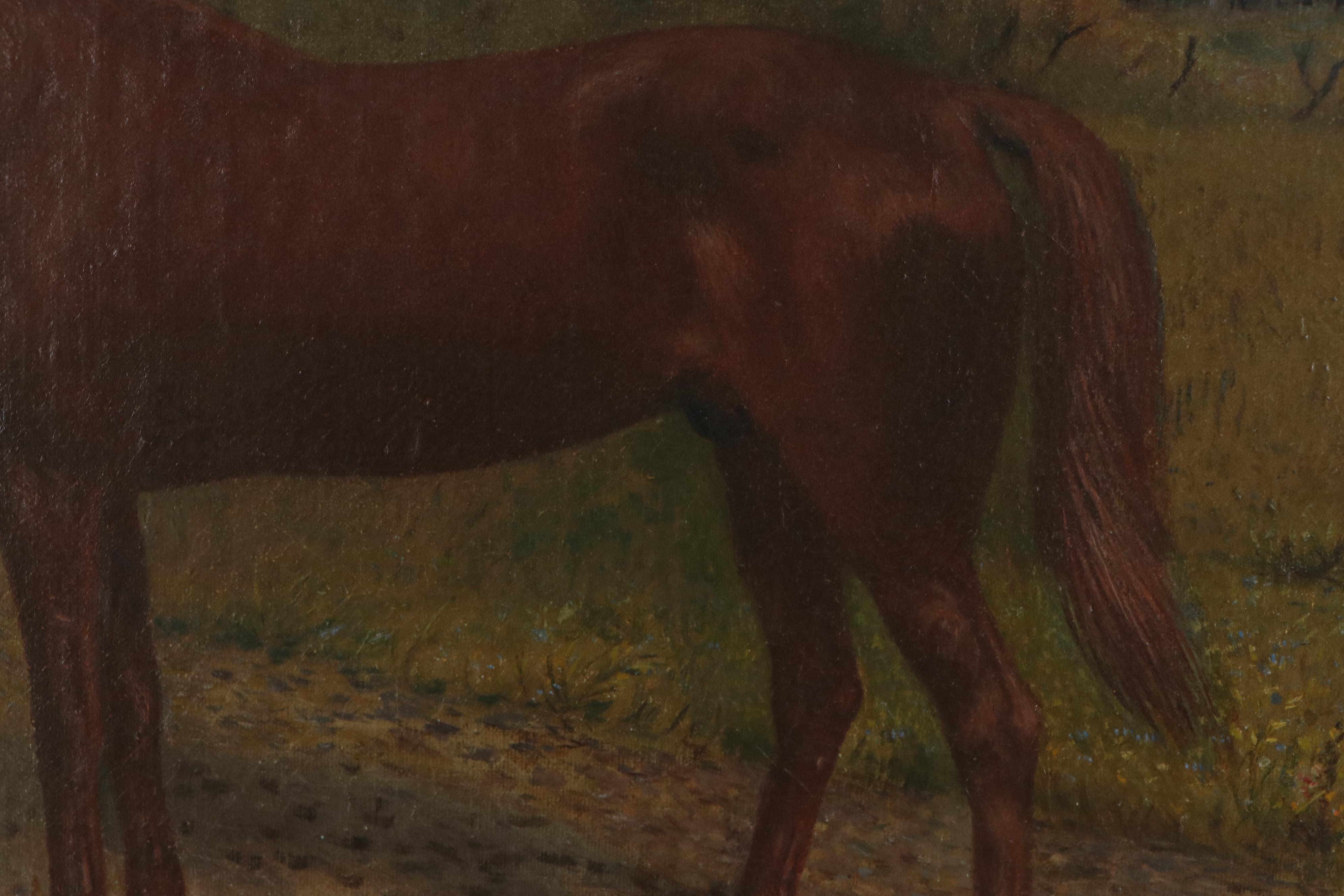 Harry Lyman Oil Painting "Reigh Count," 1928 | EBTH