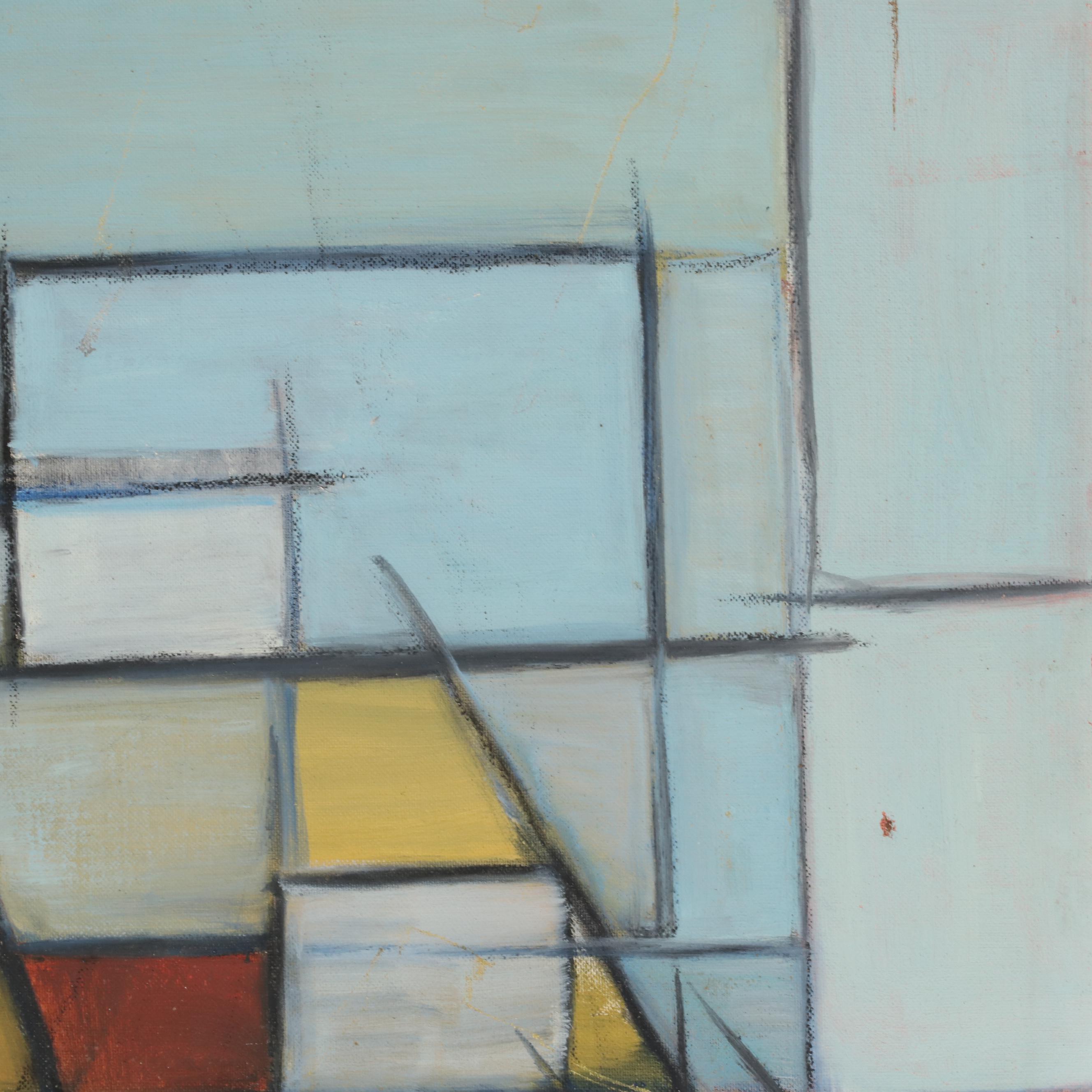 Carol Gill Abstract Oil Painting, 1972 | EBTH