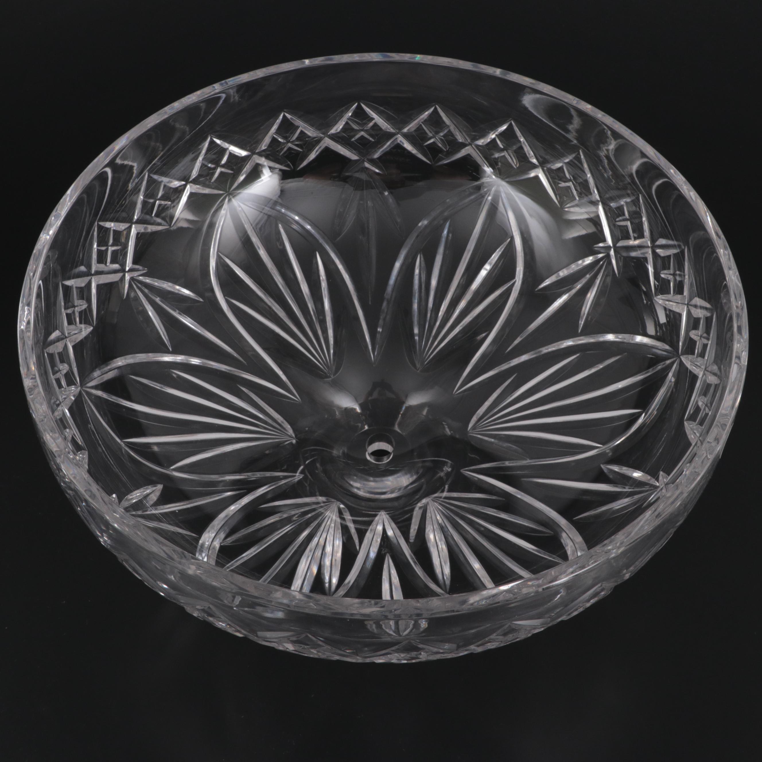 Waterford Crystal "Strangford" Flush Mount 17" Ceiling Light | EBTH