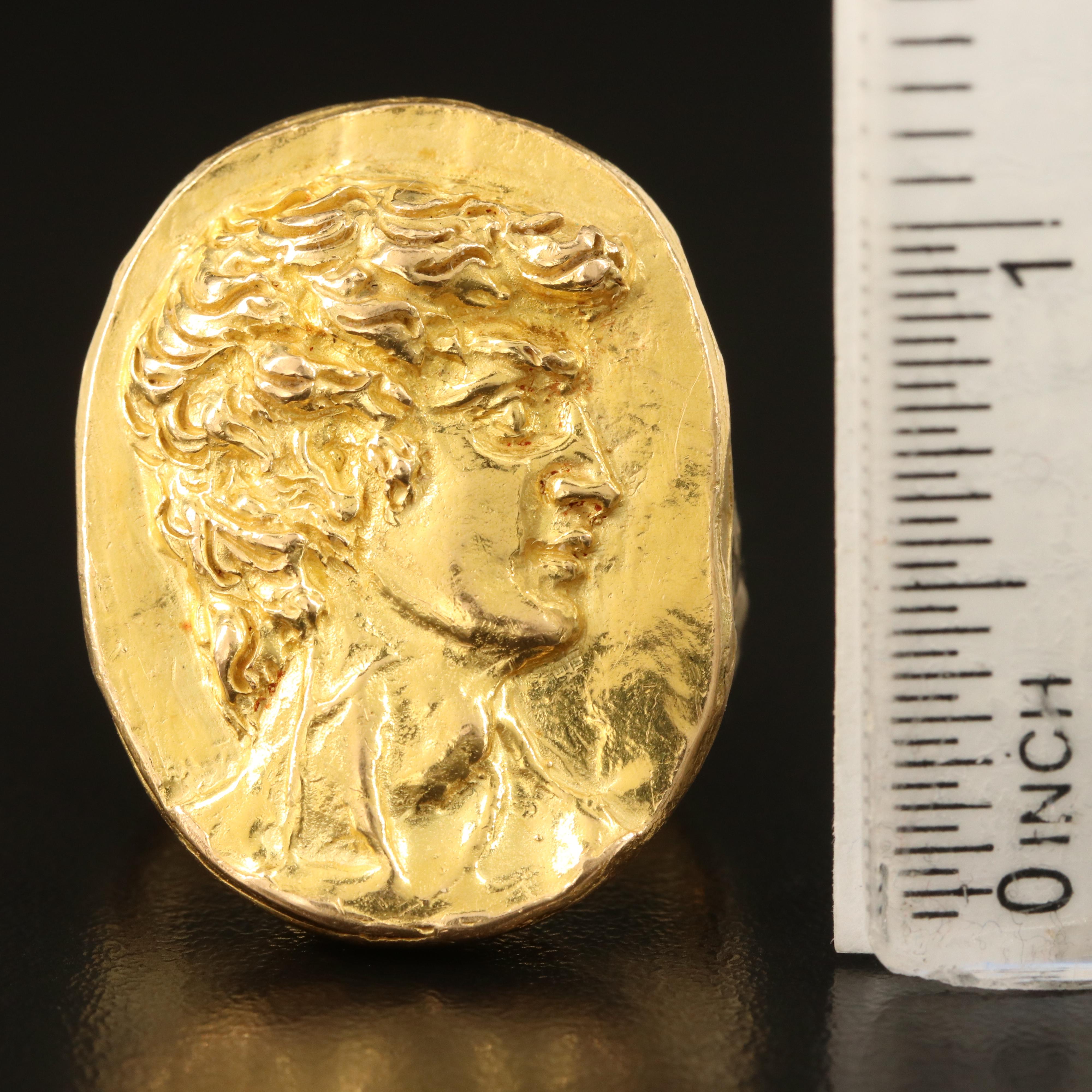 Nino D'antonio Germano 18K Lost Wax Cast Classical Ring | EBTH